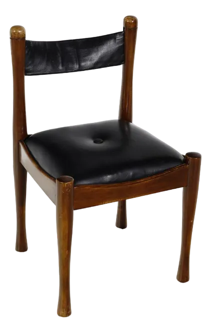 Vintage Italian Model 620 Leather Dining Chairs by Silvio Coppola for ...
