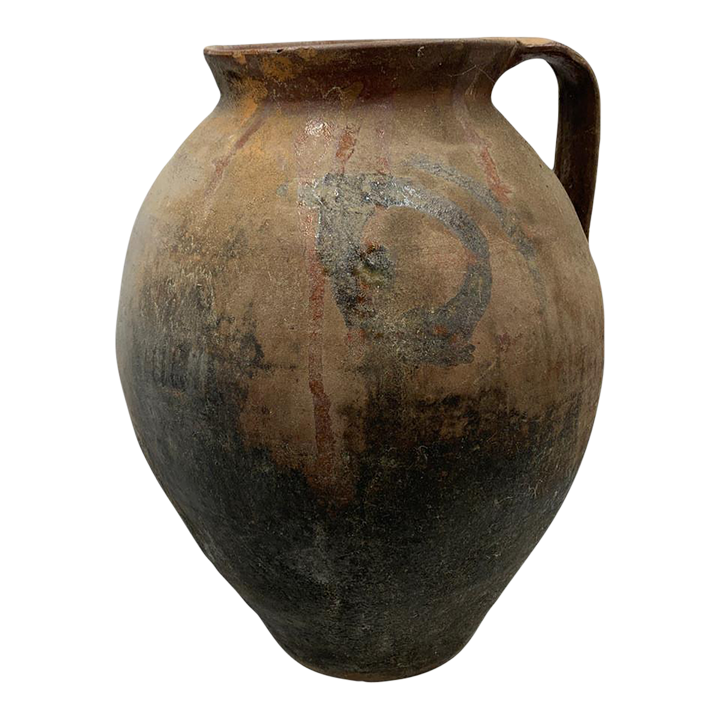 Antique Hungarian Folk Art Cooking Pottery | Chairish