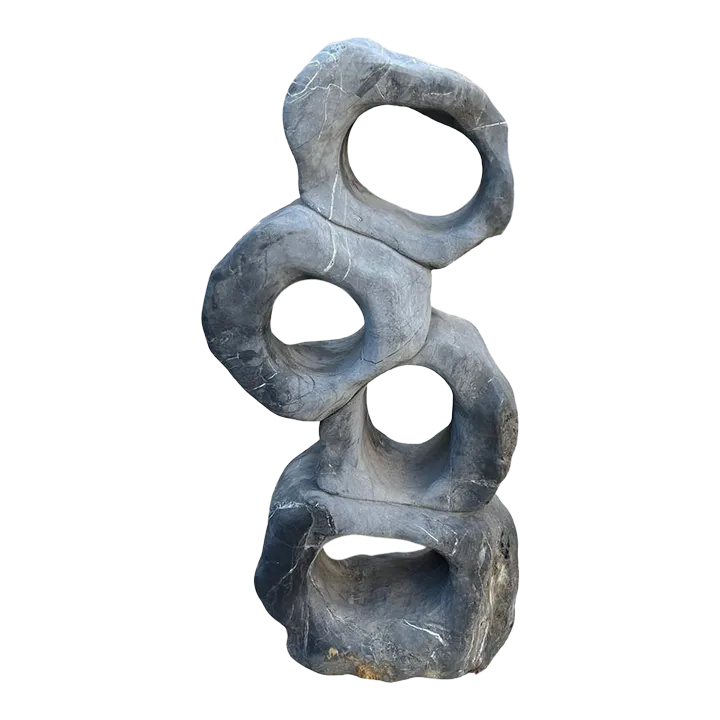 Spanish Abstract Stone Sculpture | Chairish