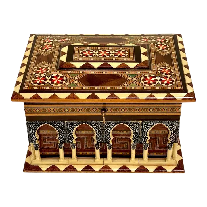 Mid 20th Century Architectural Model Box of the Alhambra Palace, With ...