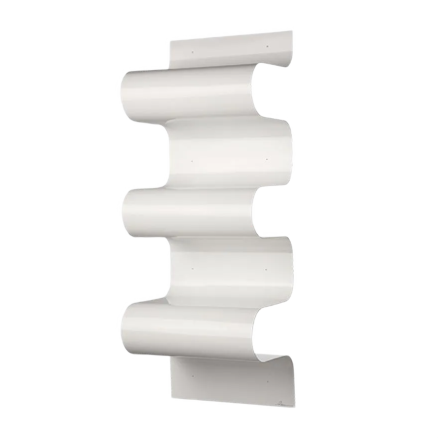 White Wave Bookshelf by Julien Vidame | Chairish