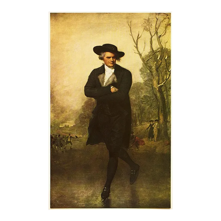 1956 After Gilbert Stuart "The Skater", Vintage Full-Color Print | Chairish