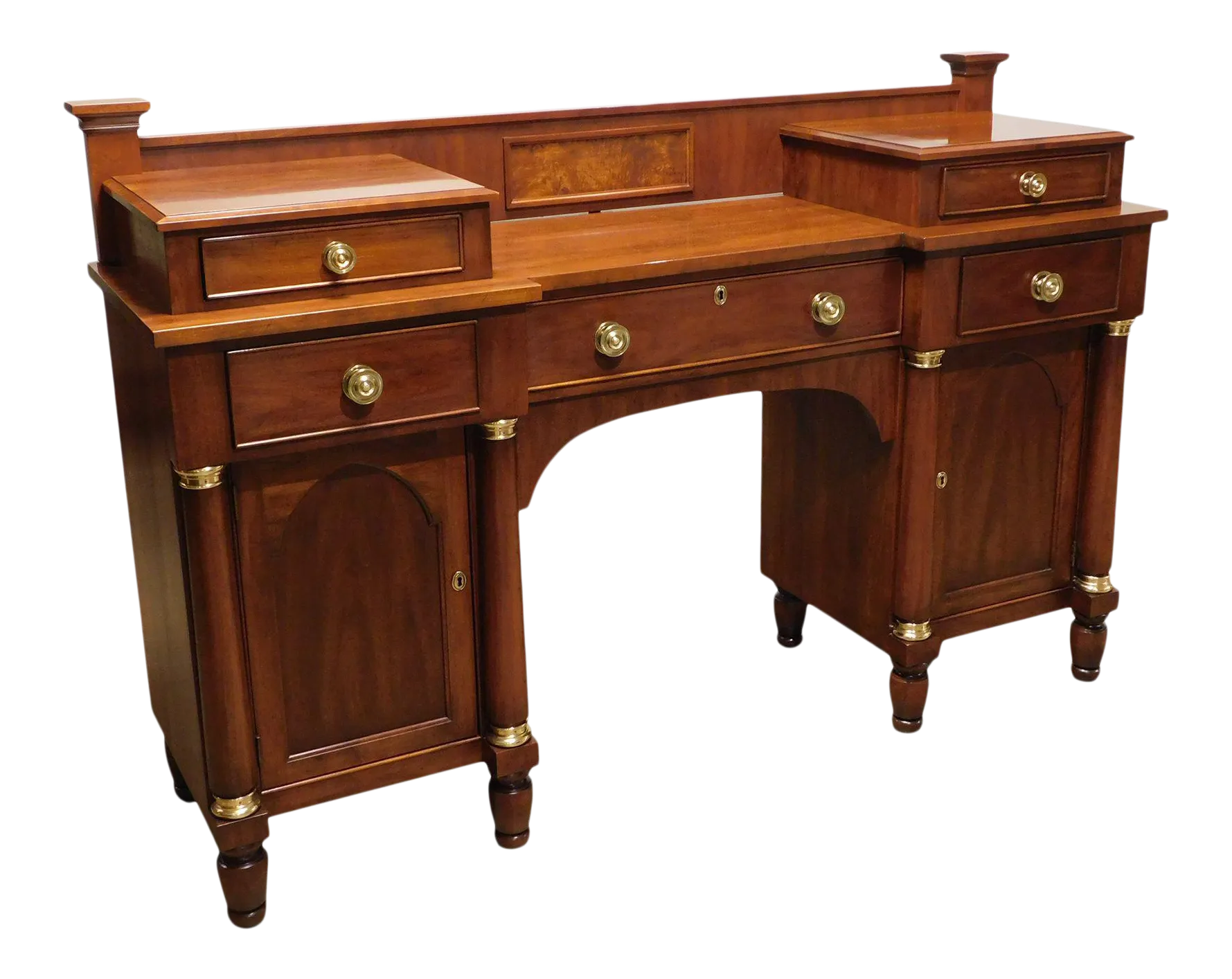 Statton Solid Cherry Empire Style Sideboard | Chairish