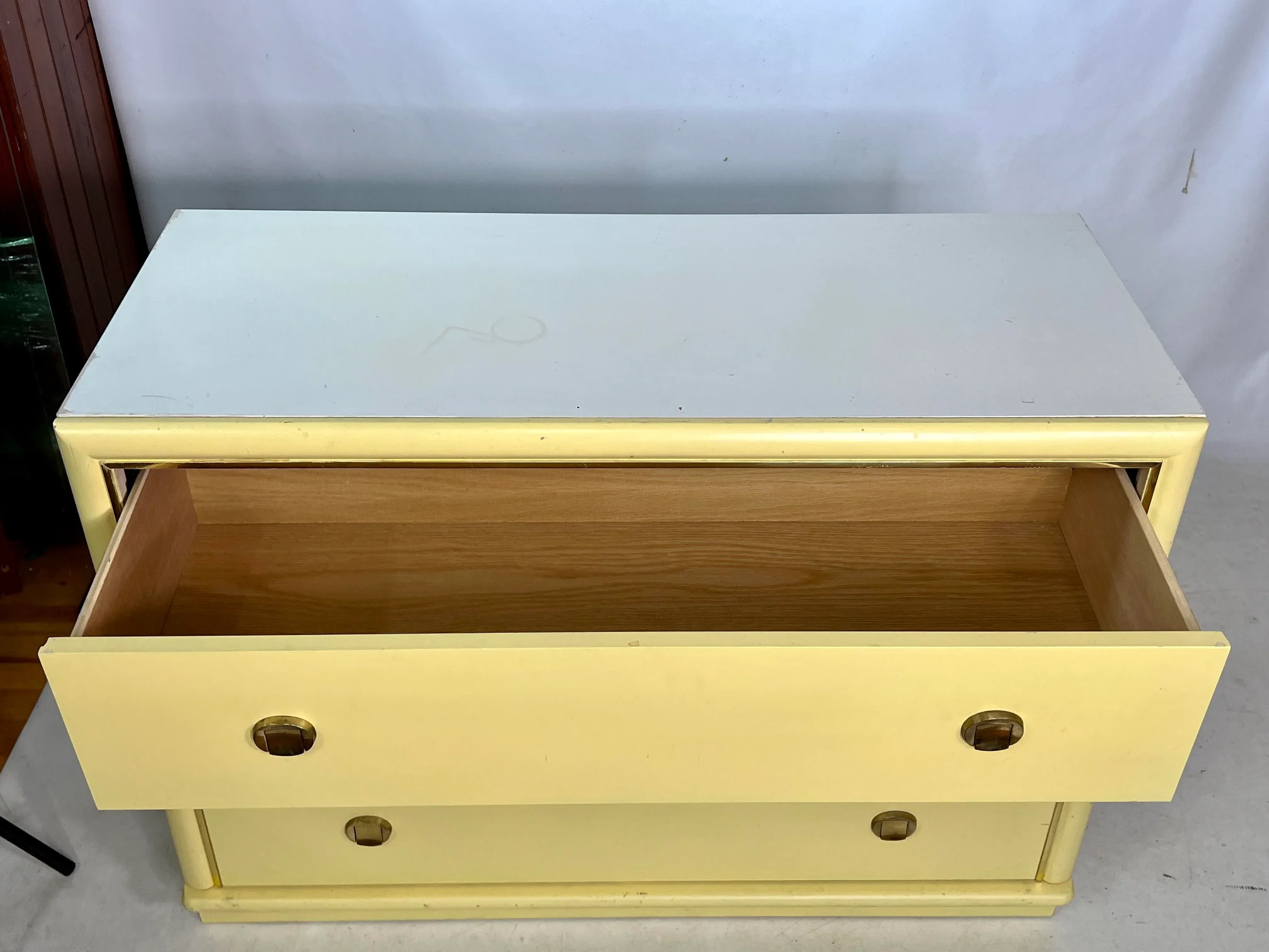 Yellow Mid Century Modern Painted Dressers 1960s Mid Century Yellow