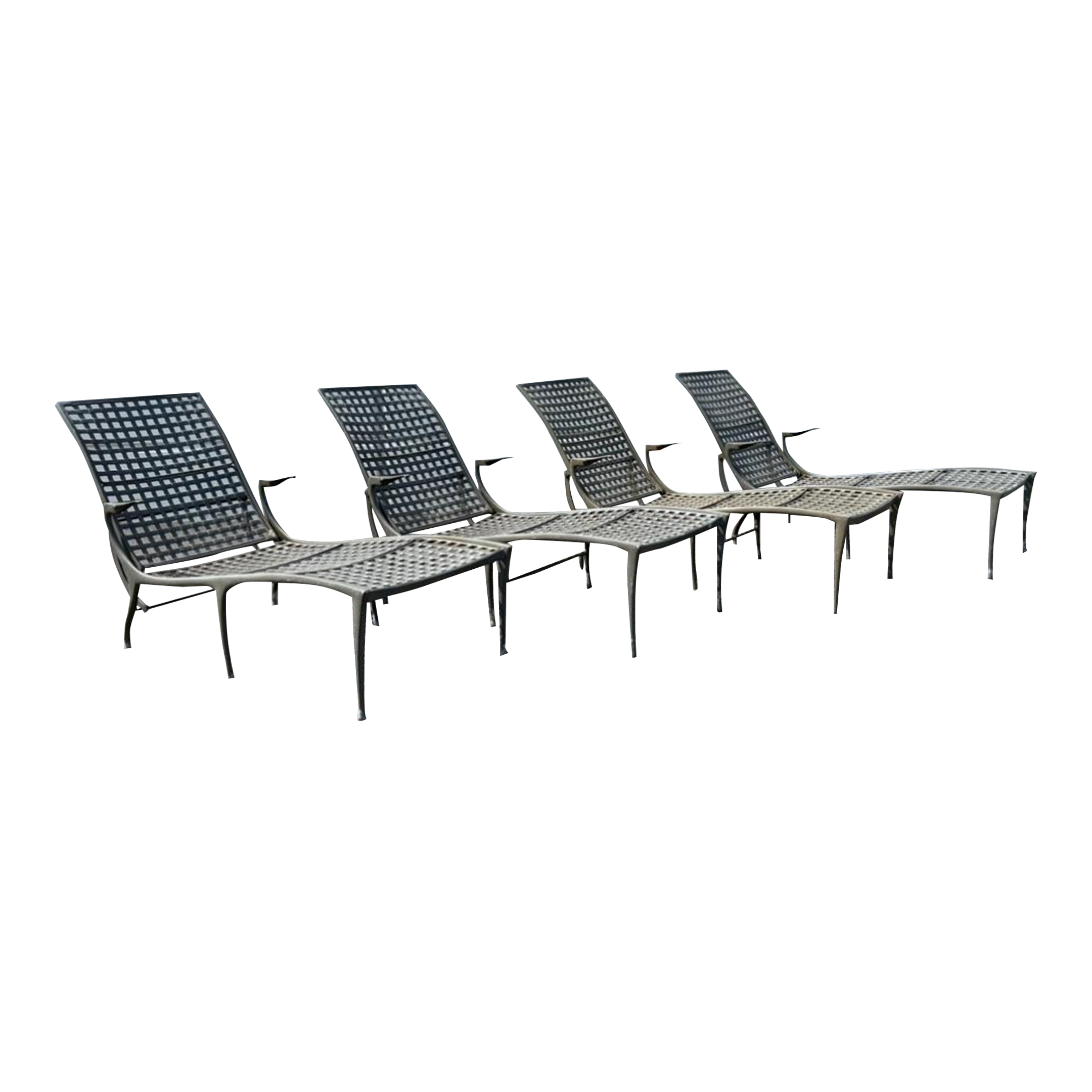 Dan Johnson 'Sol Y Luna' Gazelle Chaise Lounges | Chairish