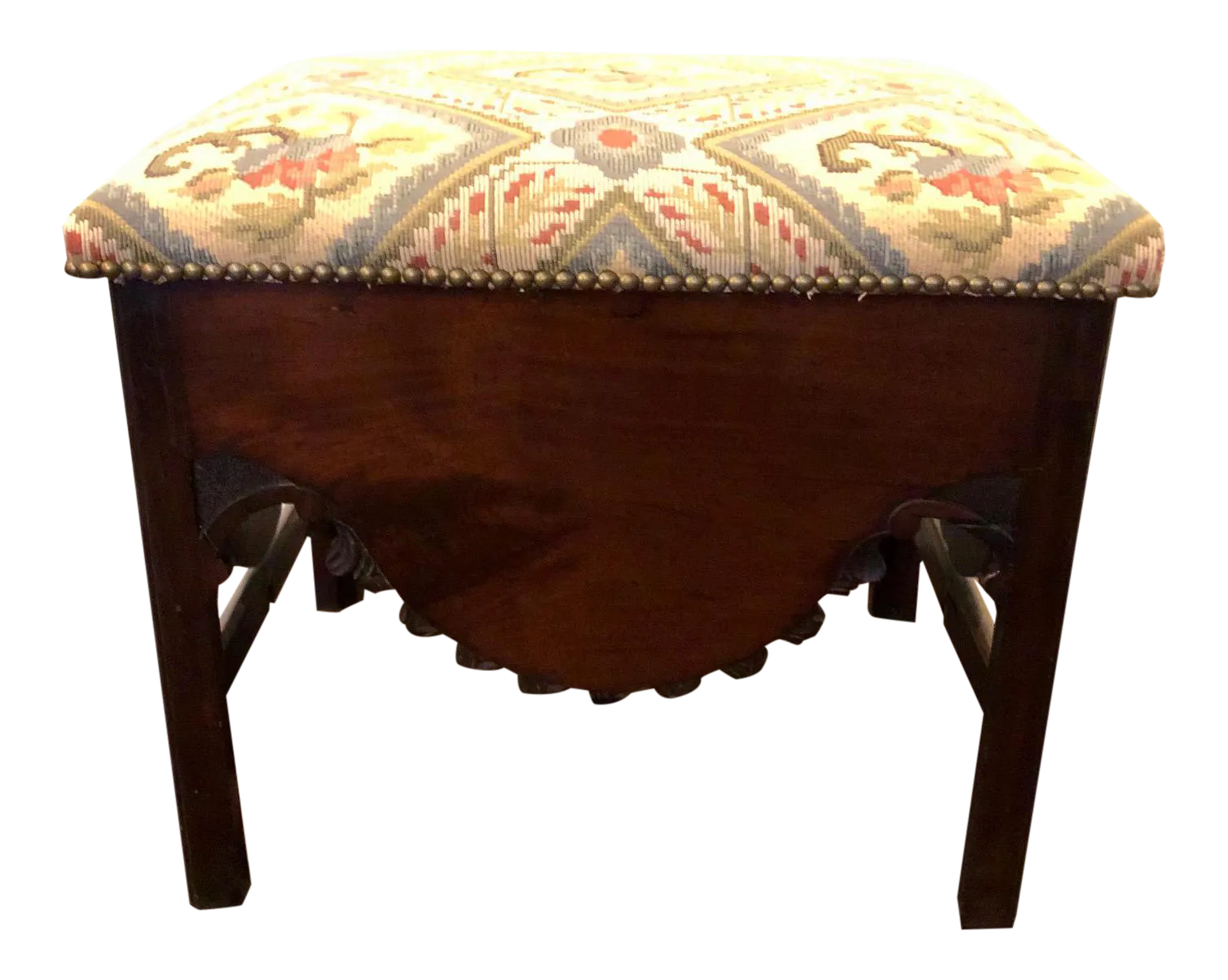 Antique Piano Bench | Chairish