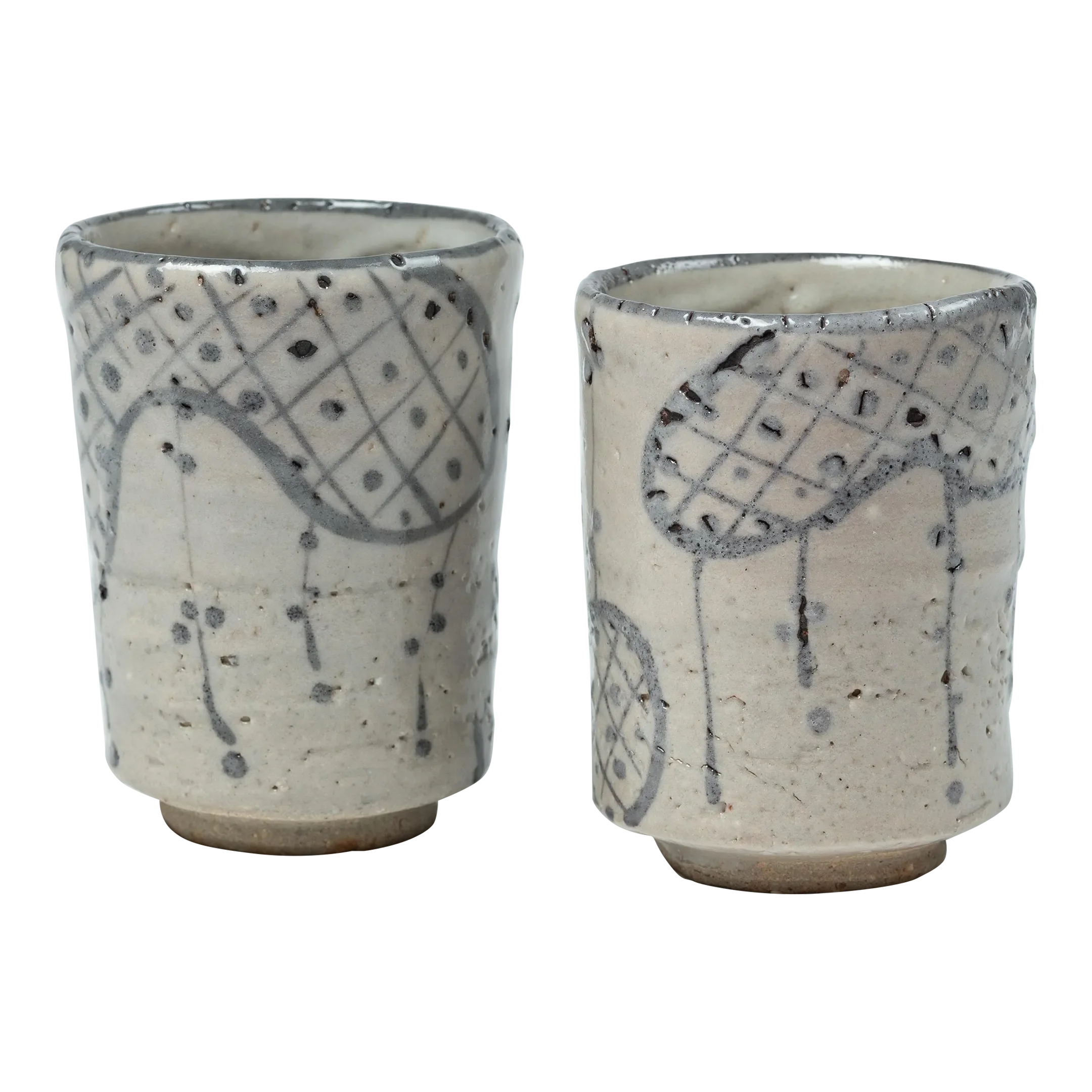 E-Garatsu Pair of Yunomi Cups | Chairish