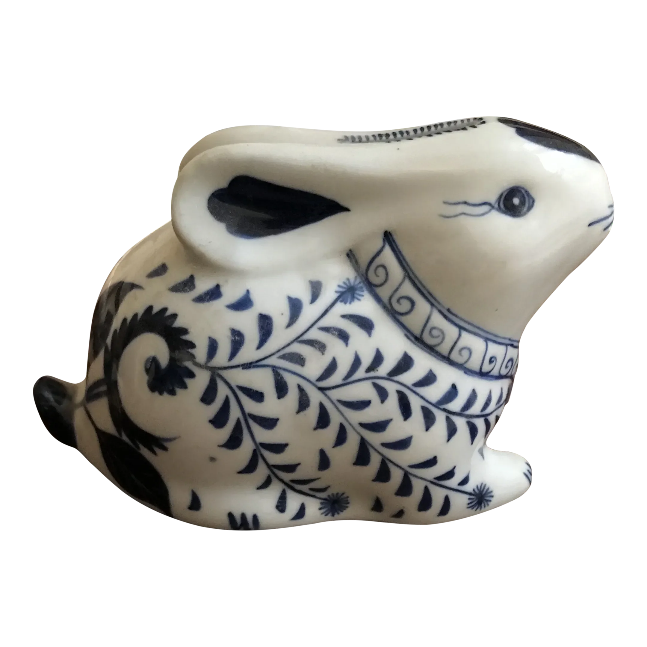 Vintage 1960s Porcelain Bunny Bank | Chairish