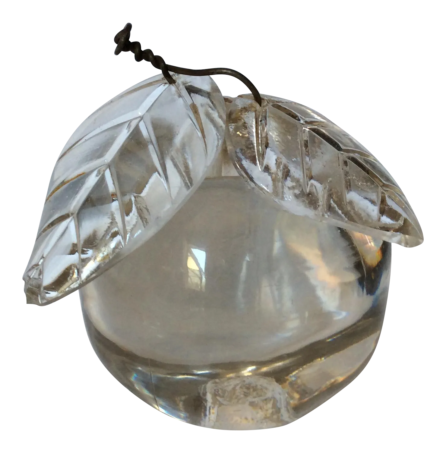 Italian Glass Chandelier Fruit | Chairish