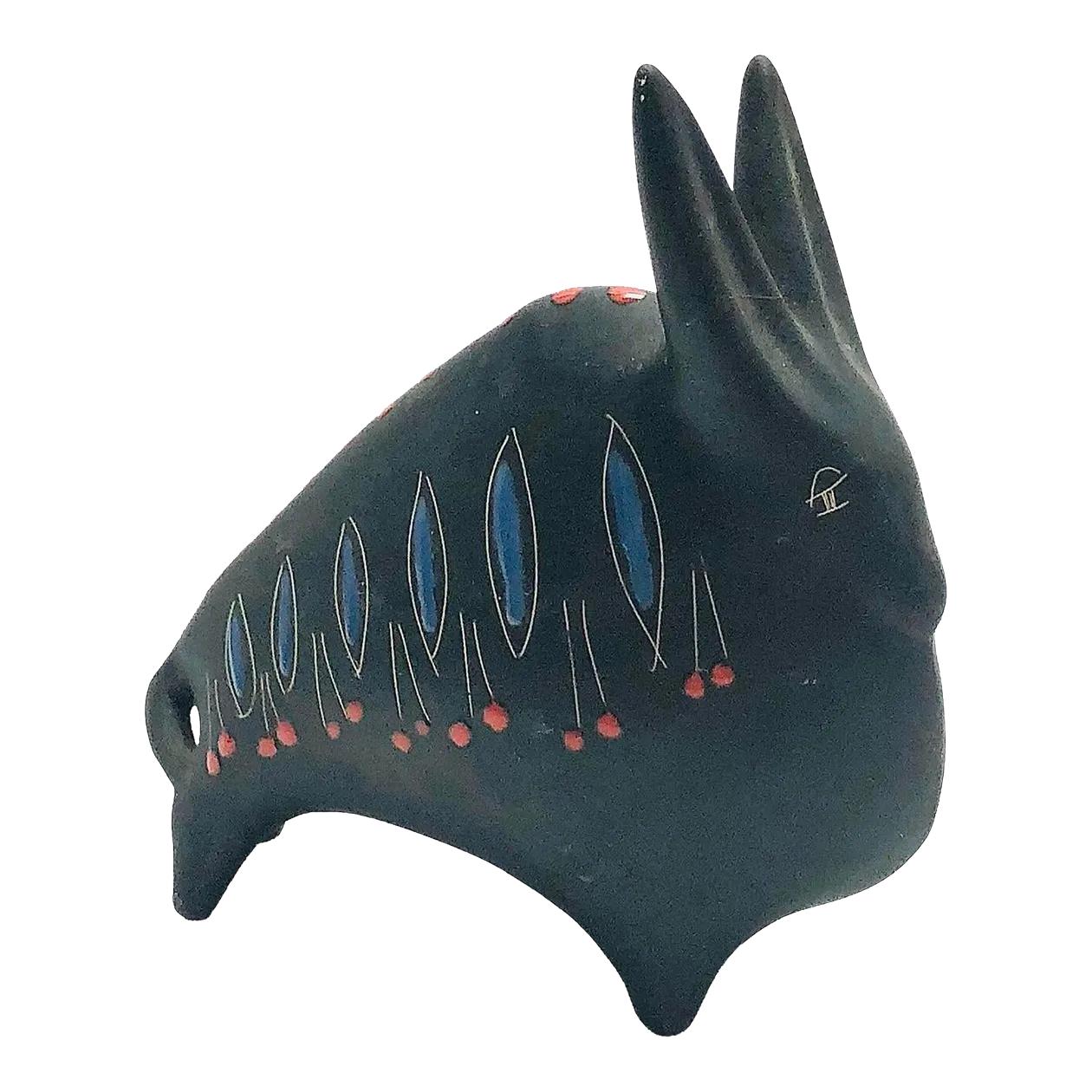 50s Very Rare Roberto Rigon Mid Century Modern Incised Abstract Bull ...