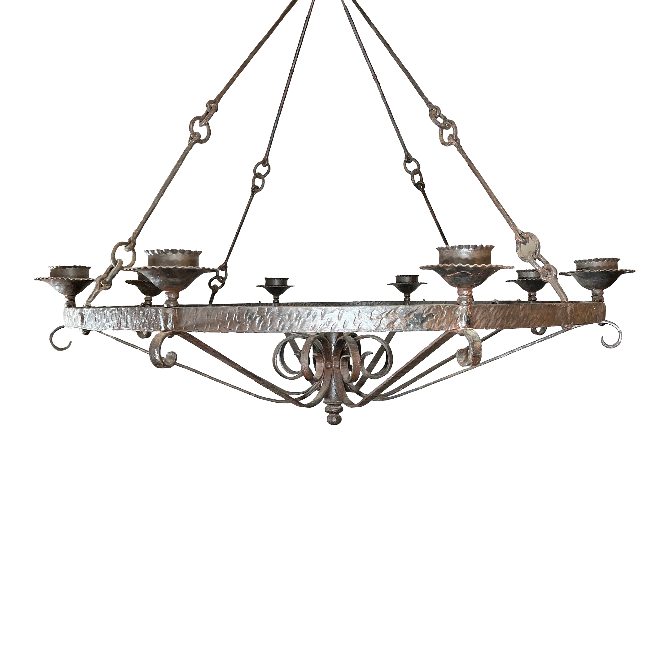 1930s-french-grand-scale-iron-chandelier-chairish