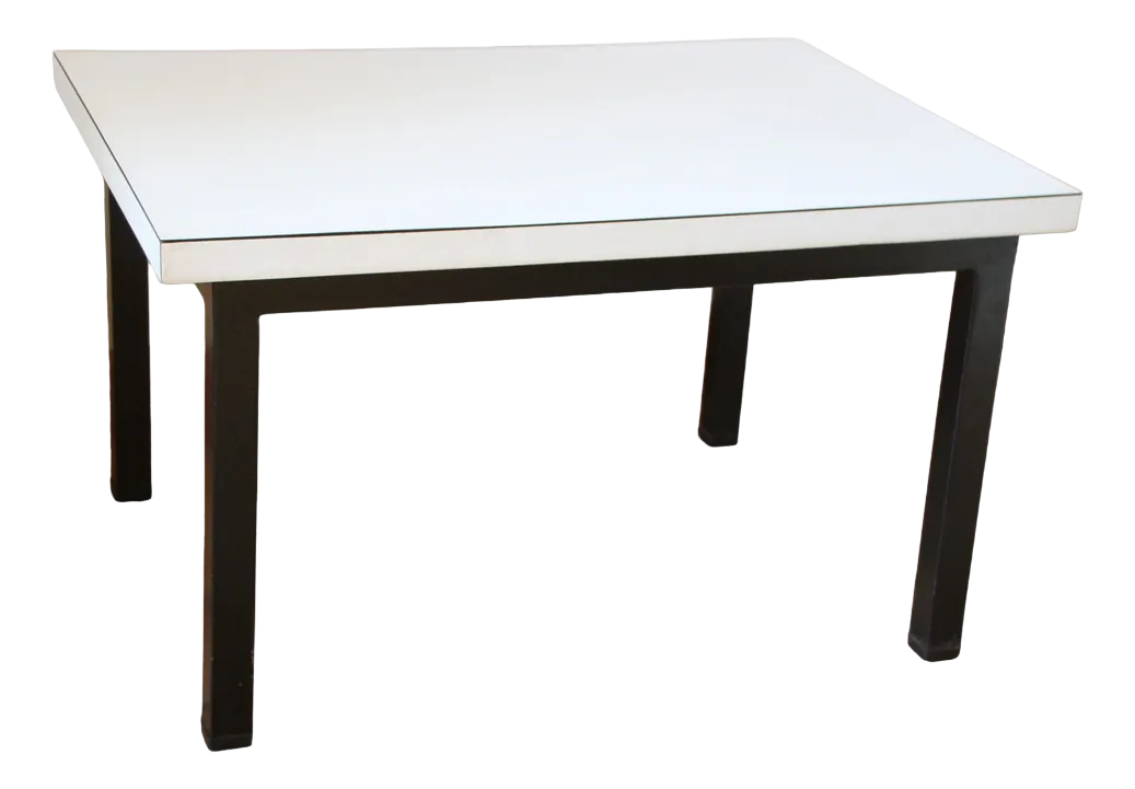 Small Formica White Coffee Table, 1970s | Chairish