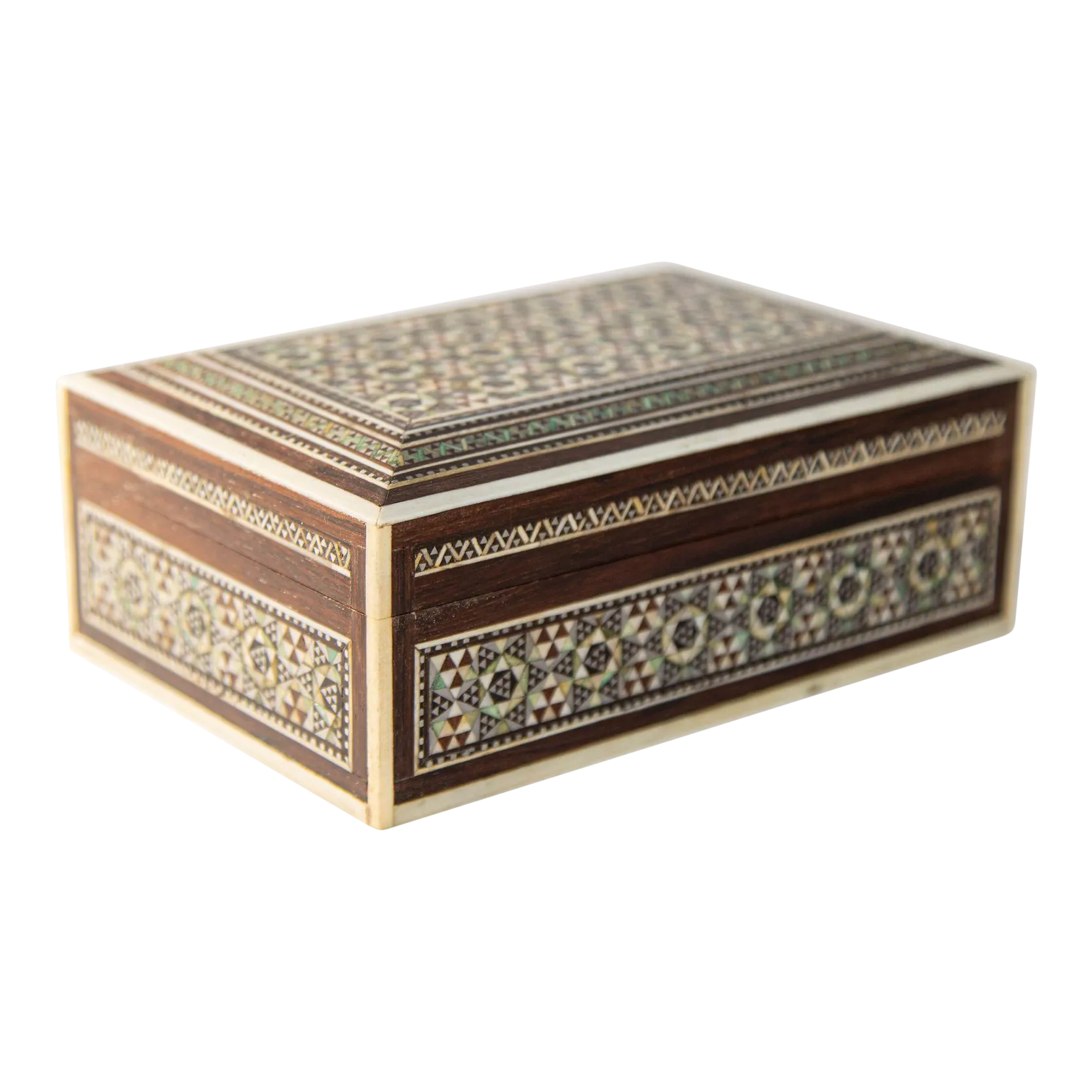 Antique Decorative Middle Eastern Islamic Box 1940s | Chairish