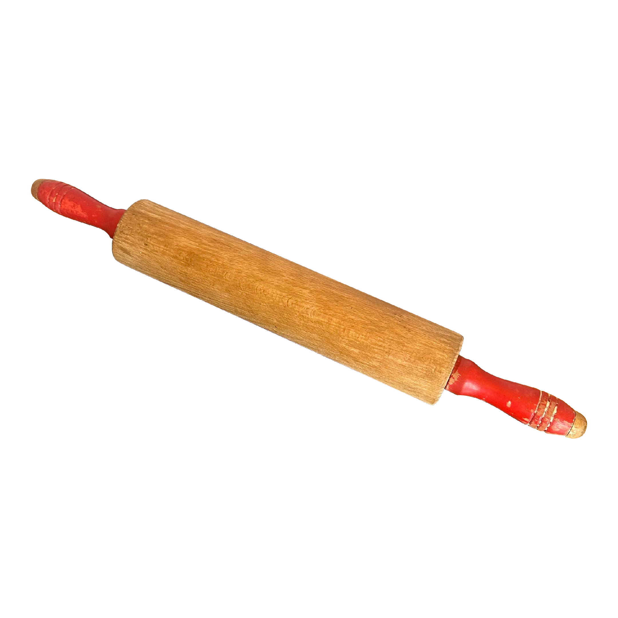 Vintage Mid-Century Modern Wooden Rolling Pin | Chairish