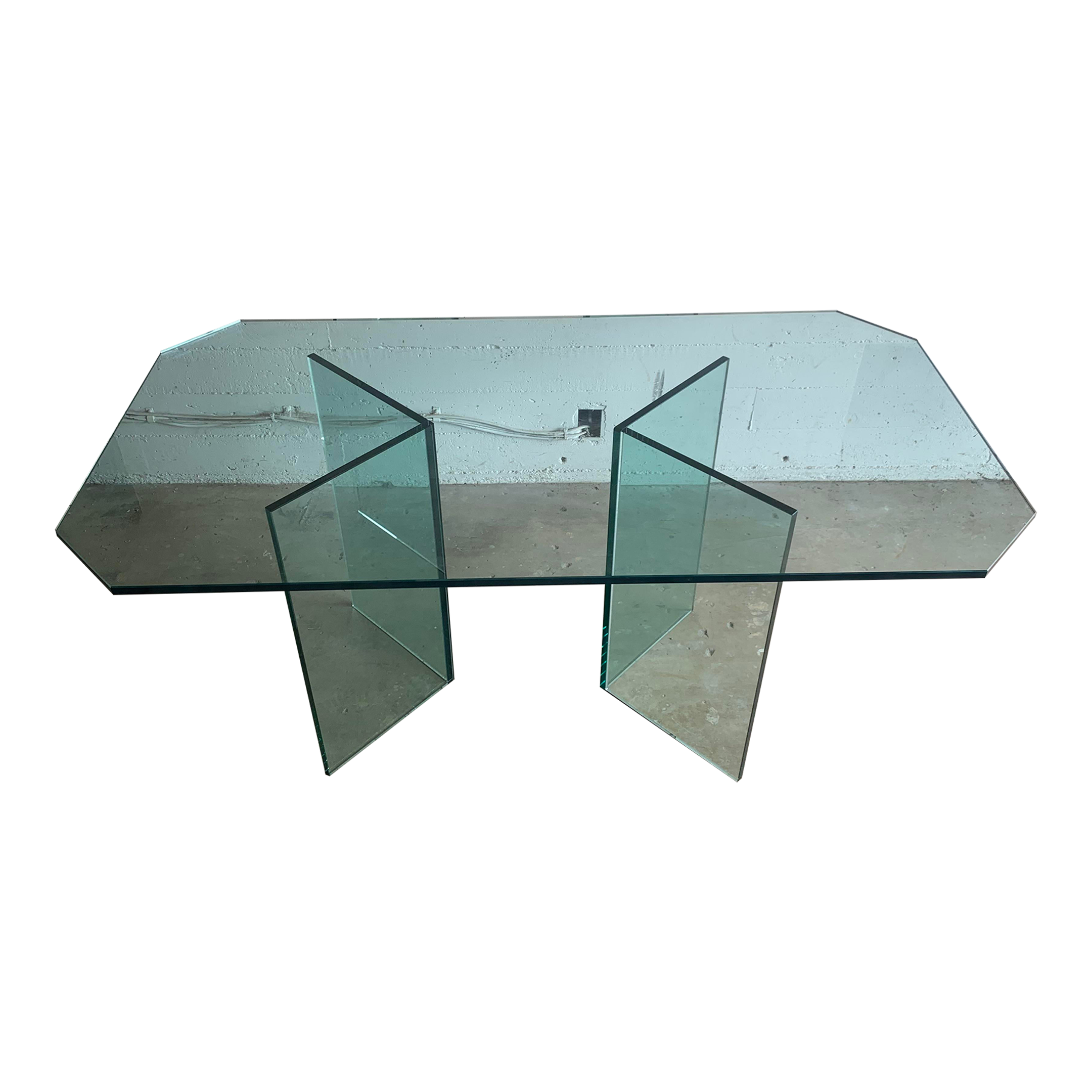 Glass Top Table And Base Chairish