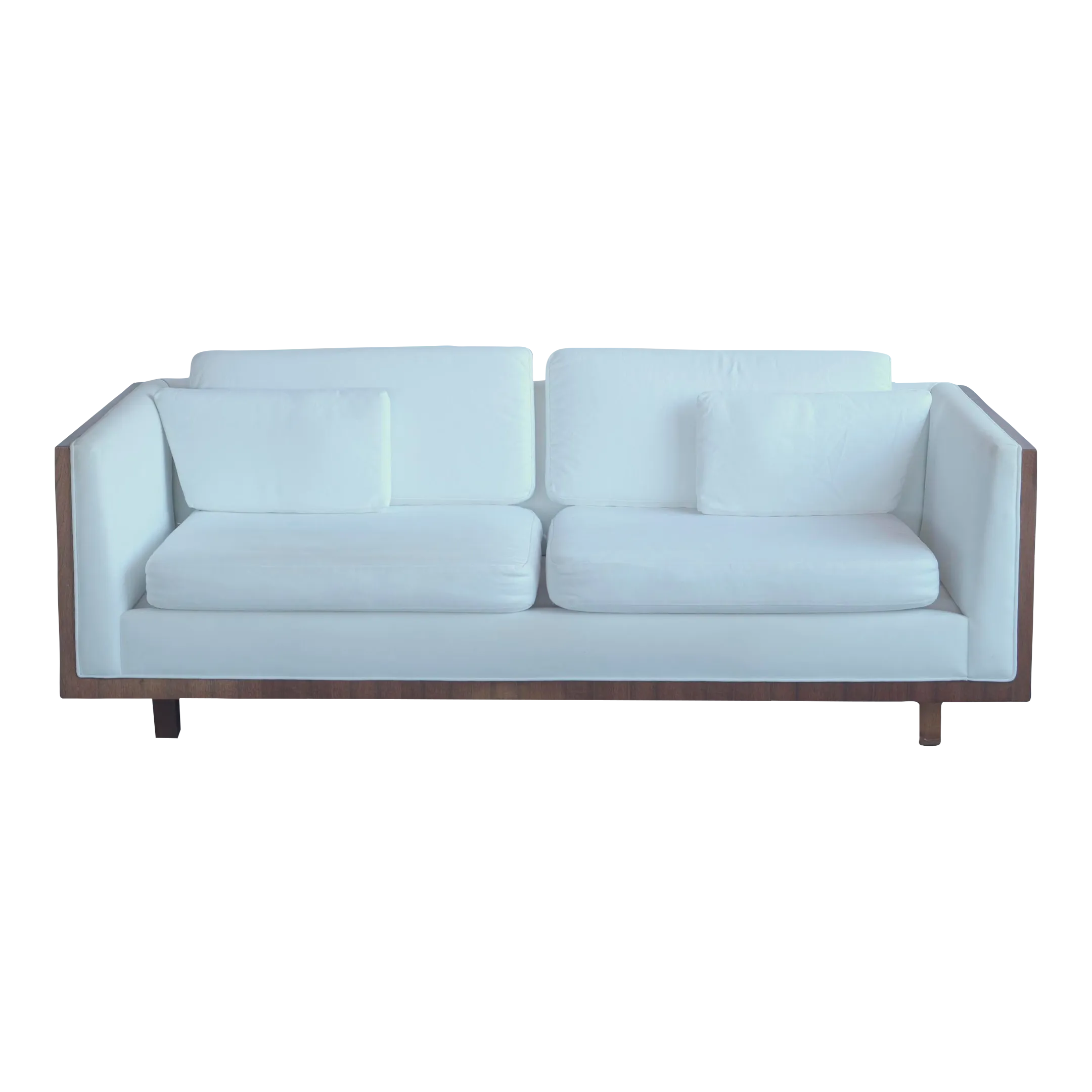 Mid 20th Century Van Dyver Witt Manufacturing Case Sofa | Chairish