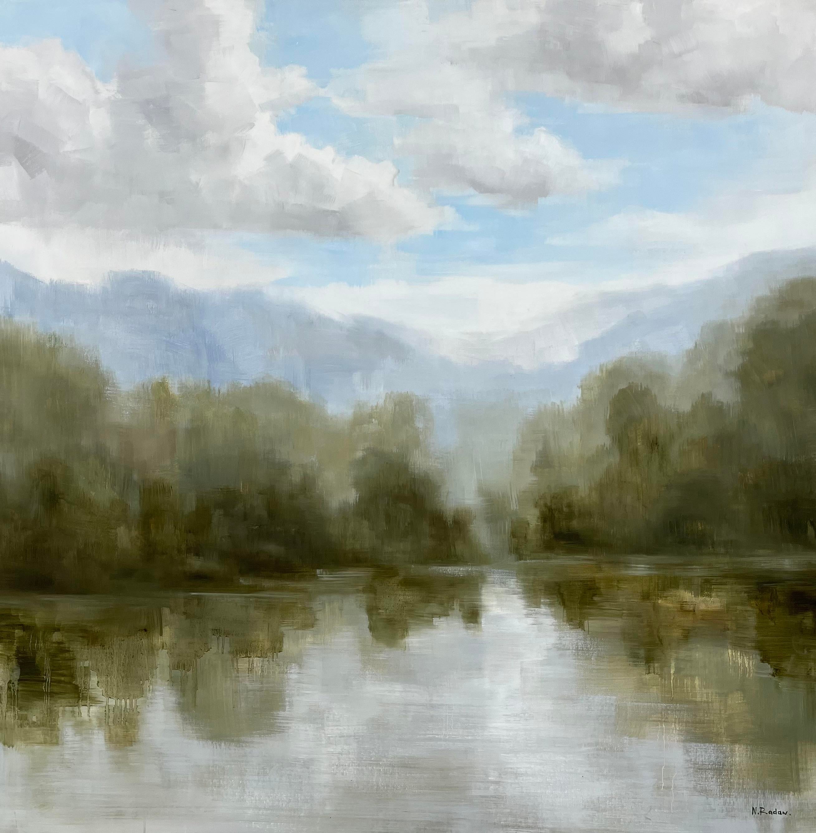 Impressionistic Landscape Original Oil Painting | Chairish