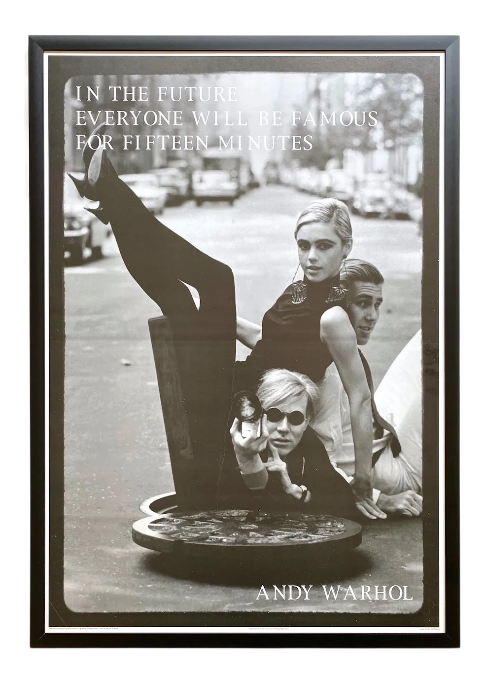 Andy Warhol Vintage 1997 Lithograph Print Framed Pop Art Poster " in ...