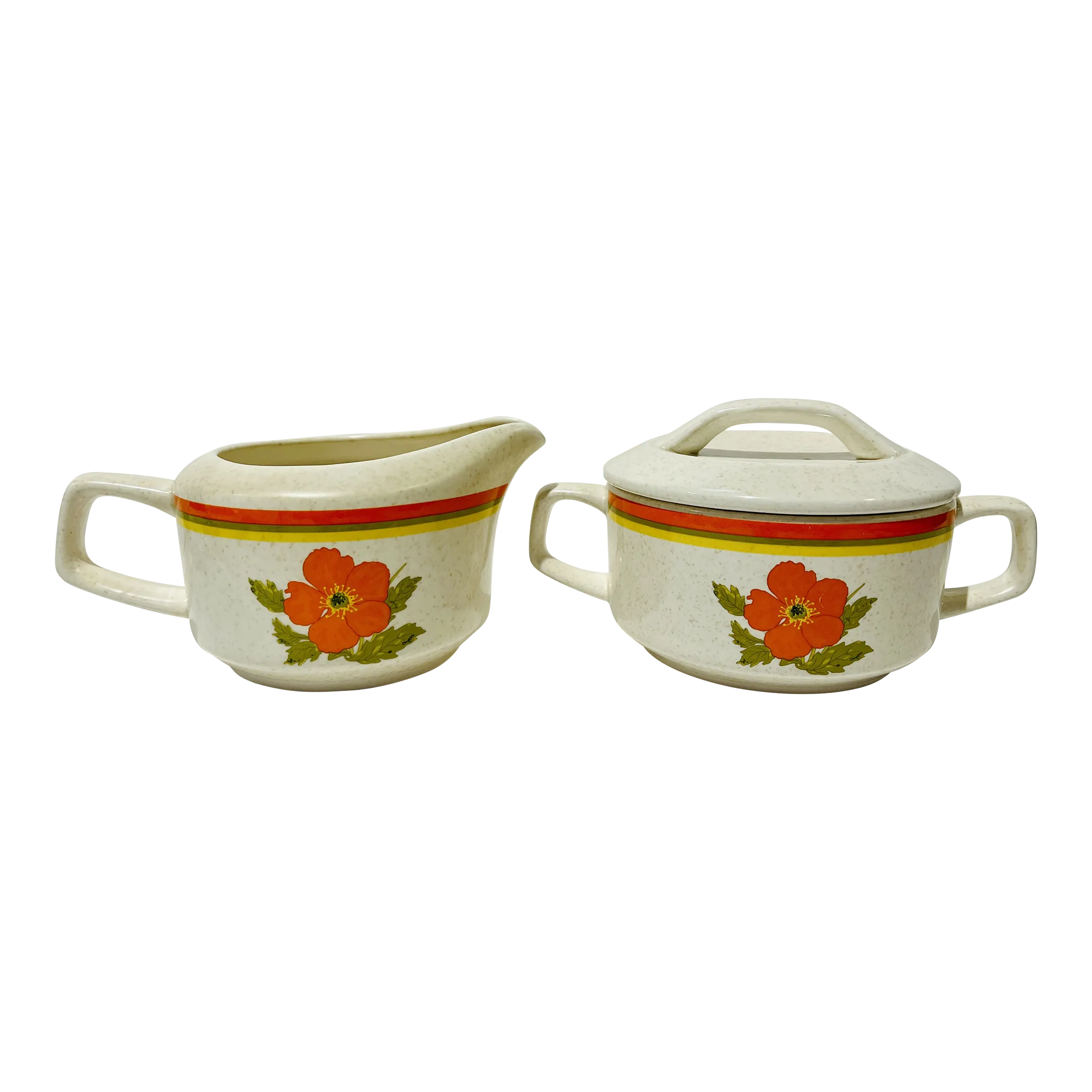 Lenox “Fire Flower” Pattern Vintage 1970s Temper-Ware Sugar Bowl With ...