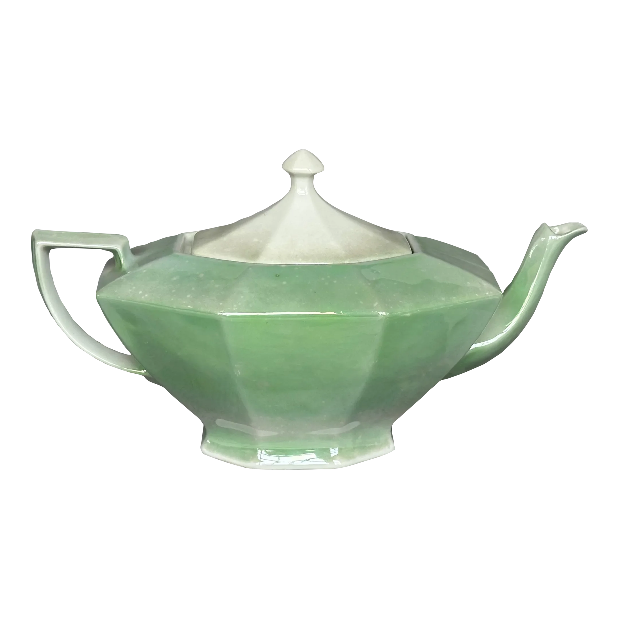 Czechoslovakia Lusterware Art Deco Teapot | Chairish