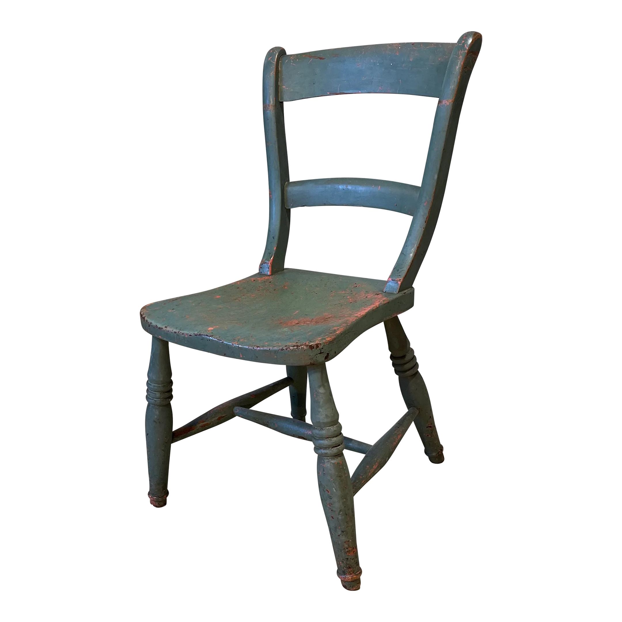 Mid 19th Century Victorian Kitchen Chair | Chairish