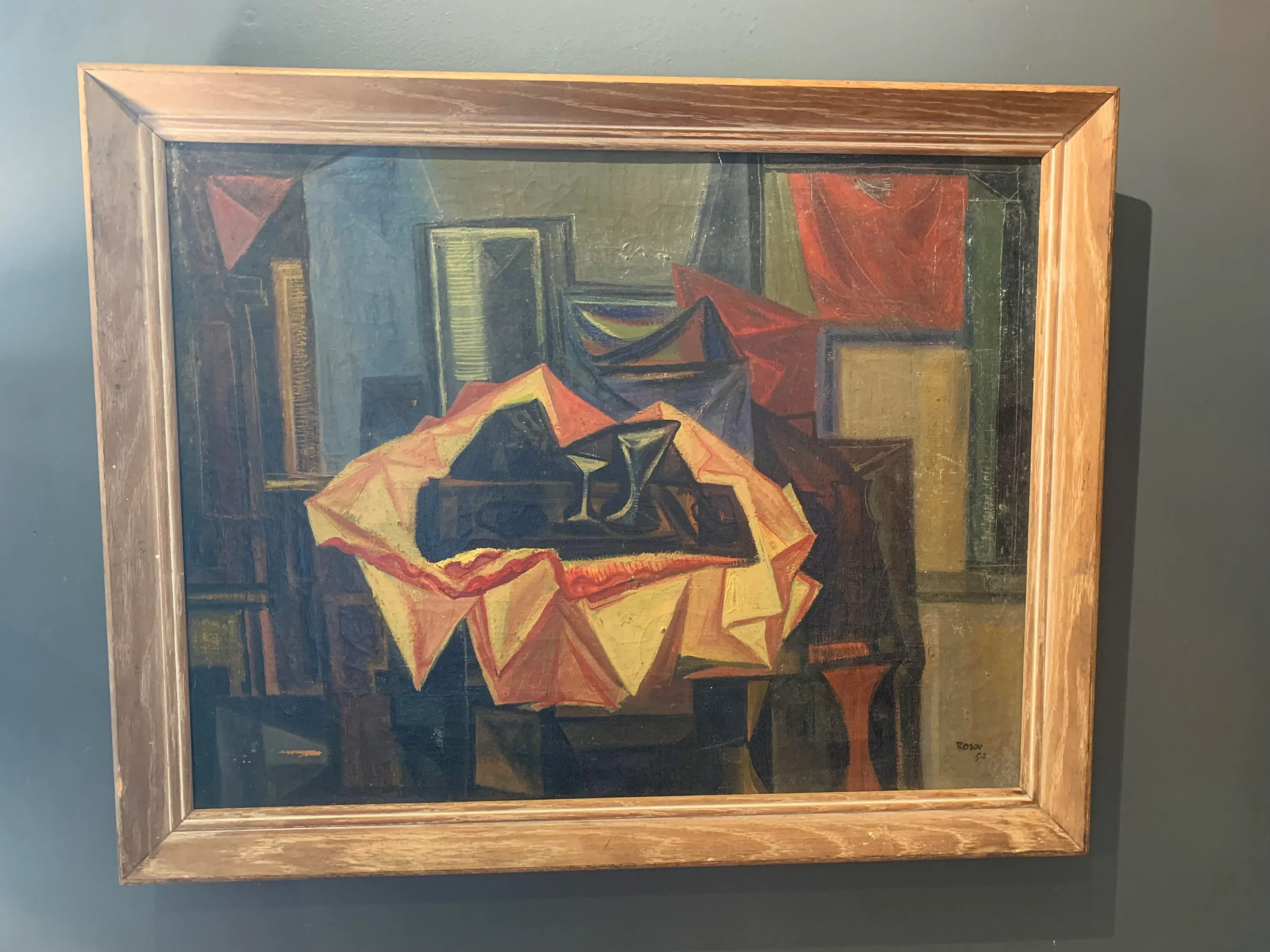French Modernist Cubist Still Art