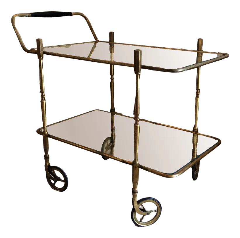 French Trolley in the style of Maison Bagués | Chairish