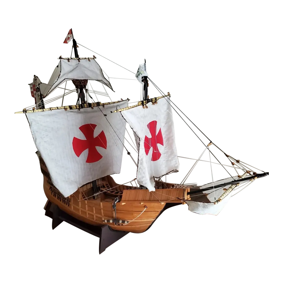 Replica of Sailing Caravel | Chairish