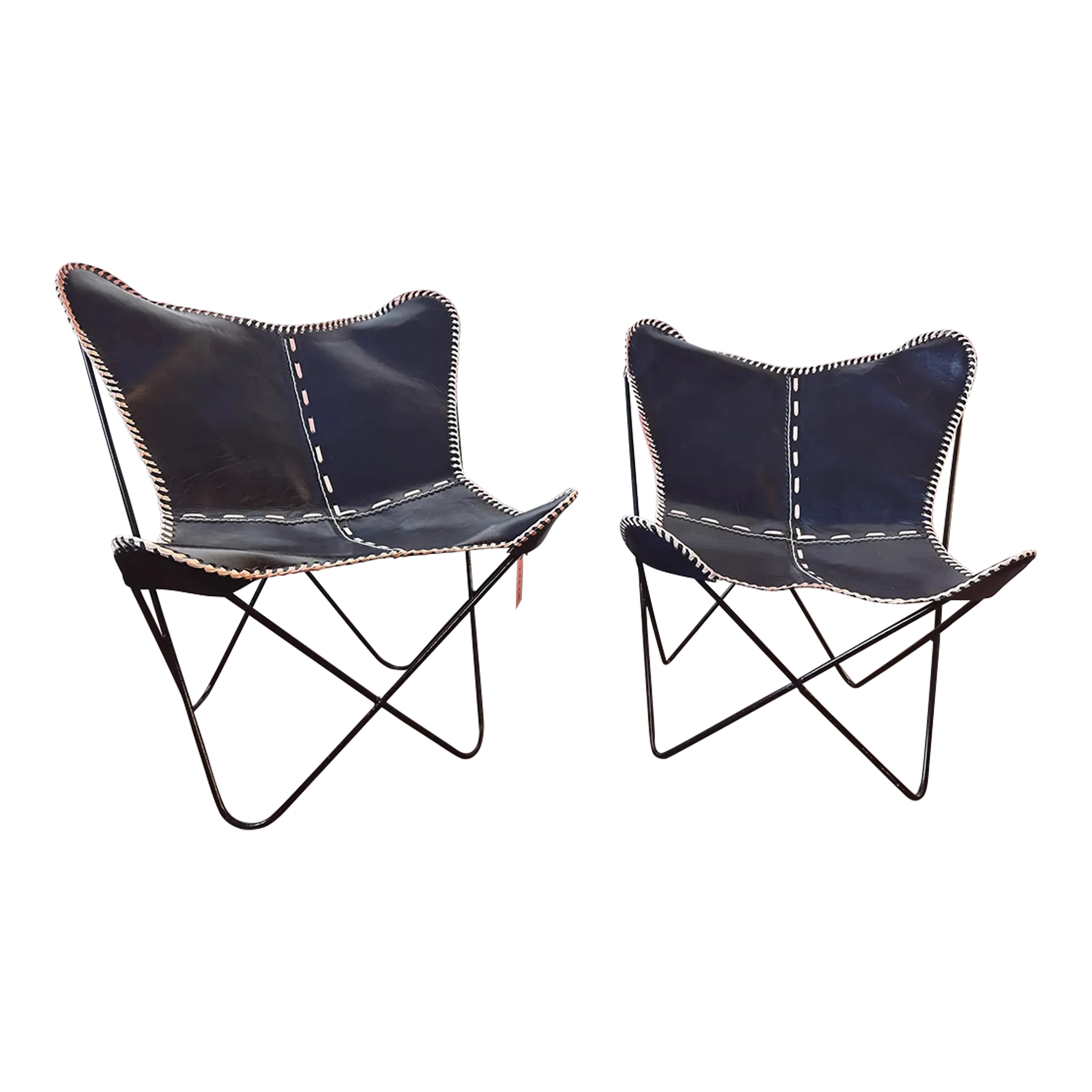 Original Hardoy Knoll Bfk Butterfly Chairs - a Pair | Chairish