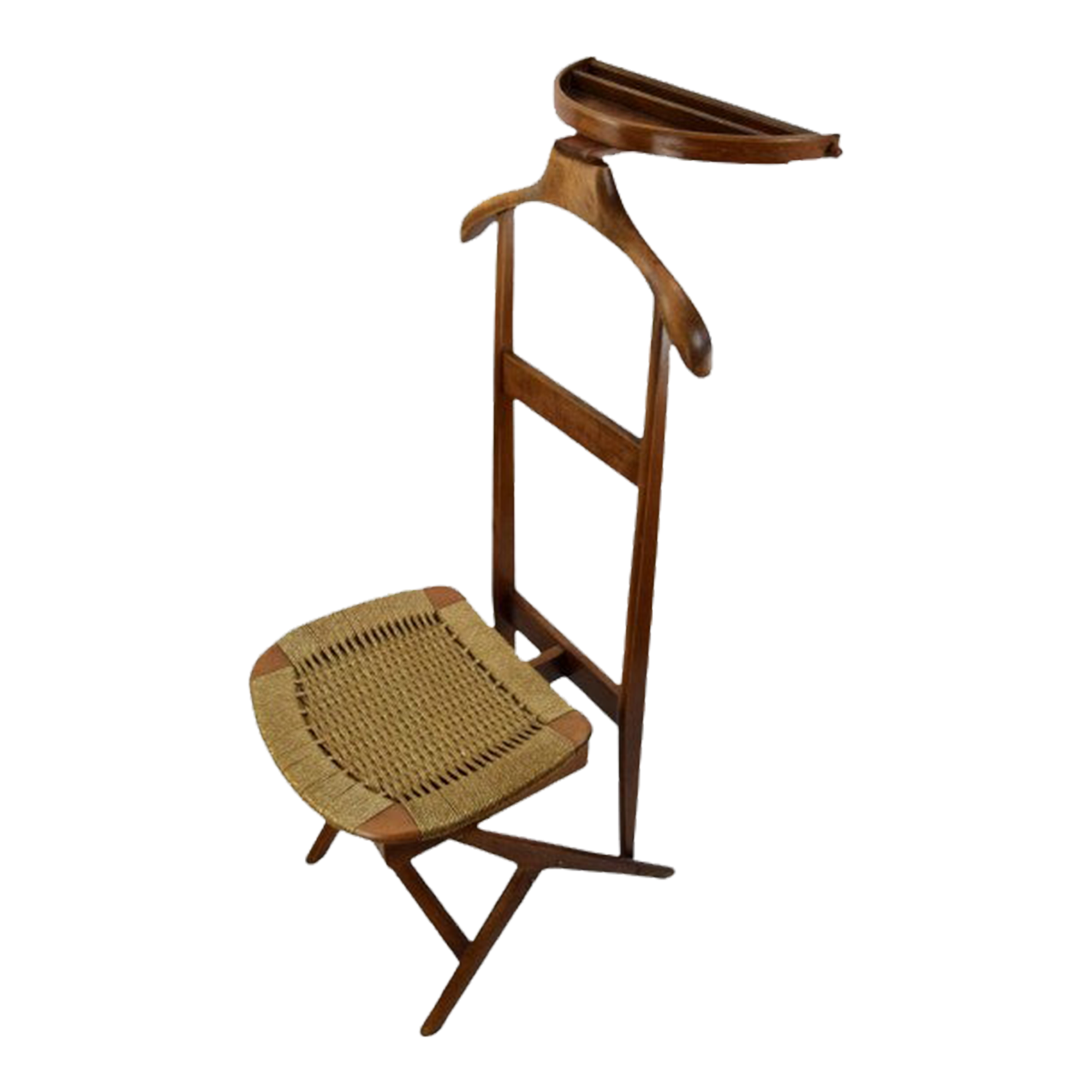 Vintage Ica and Luisa Parisi Style Butler Chair | Chairish