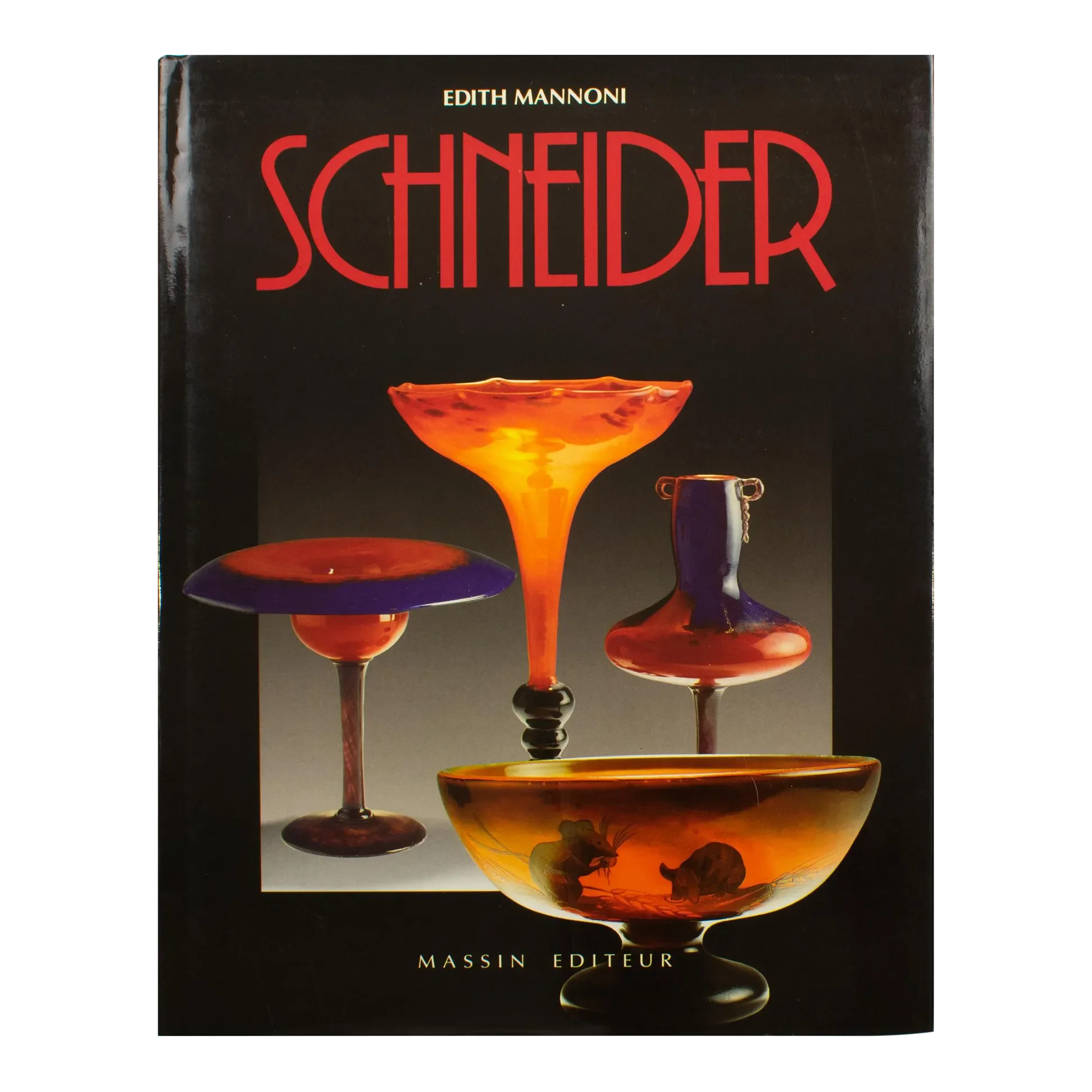 Schneider Glass, French-English Book by Edith Mannoni, 1992 | Chairish