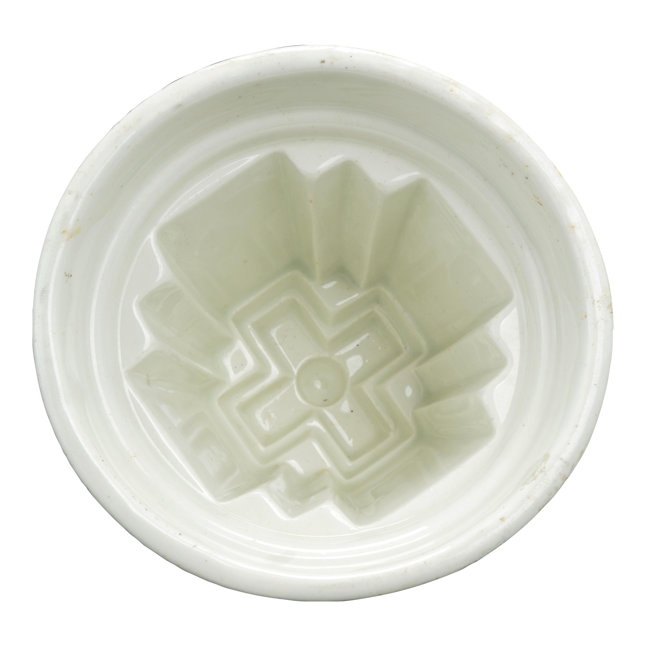 Victorian Food Mold Geometric Design Conical Shape | Chairish