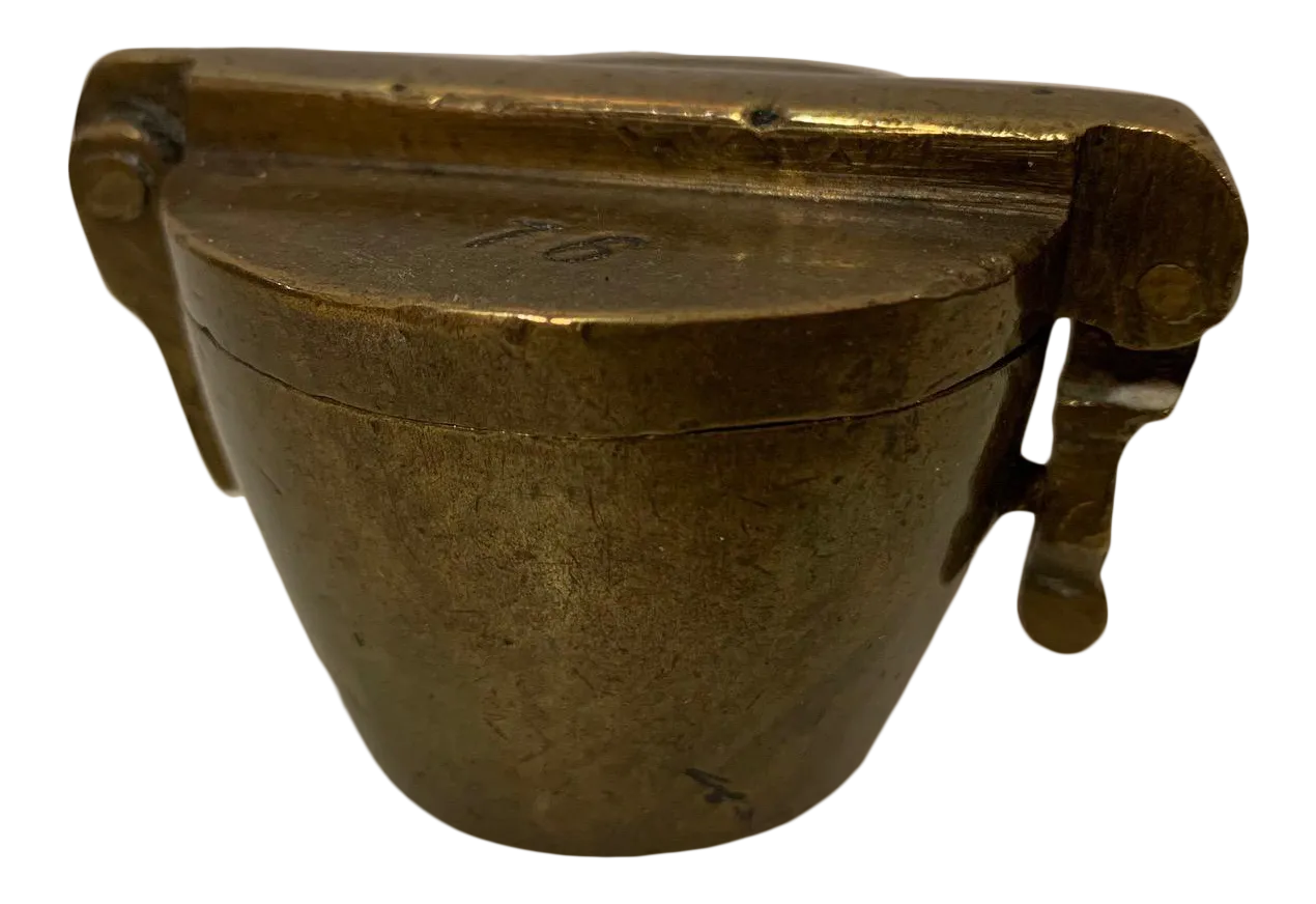 Antique 18th Century Brass Complete Set of Balance/Scale Weights - 7 ...