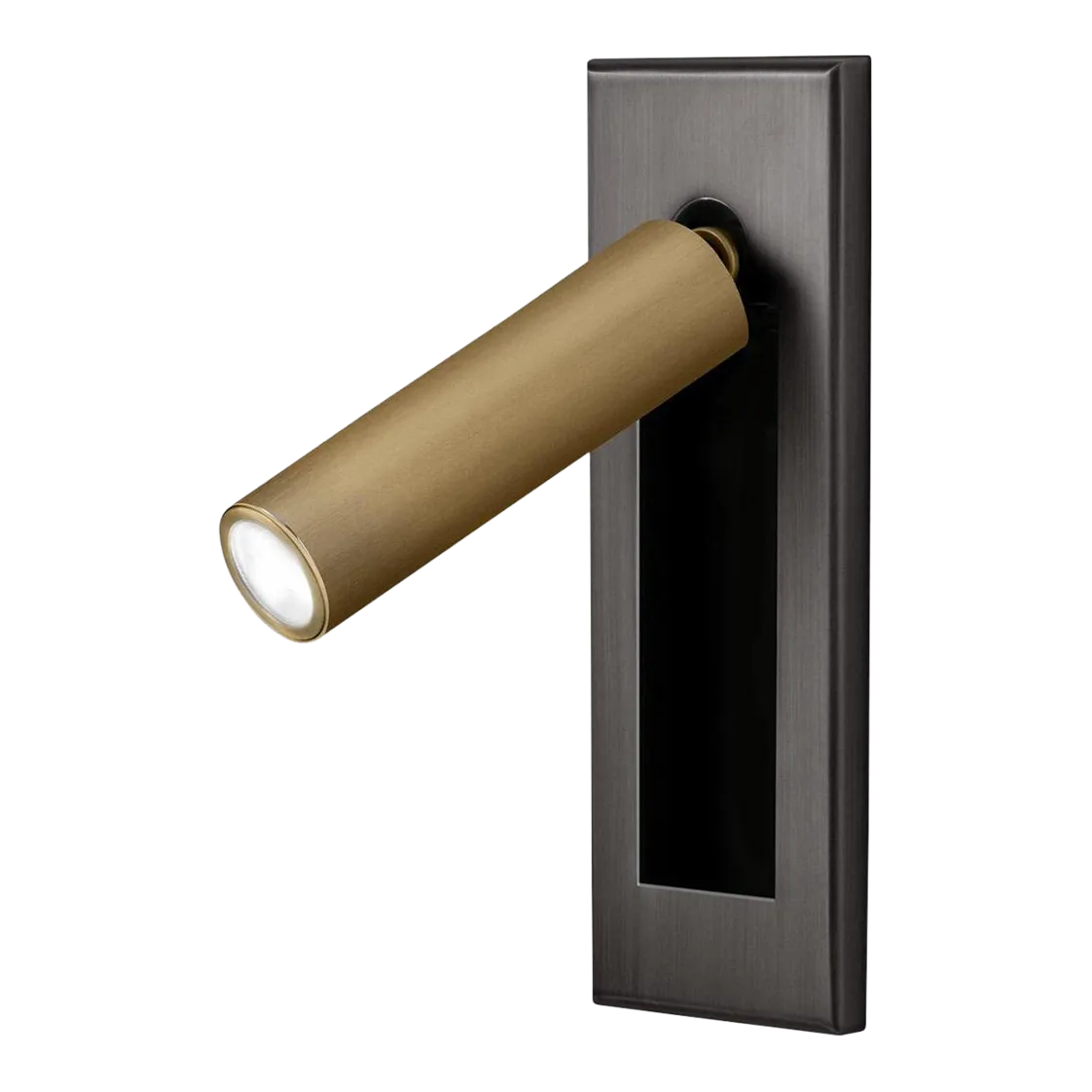 Black Bronze With English Brass Led Dock Reading Light | Chairish
