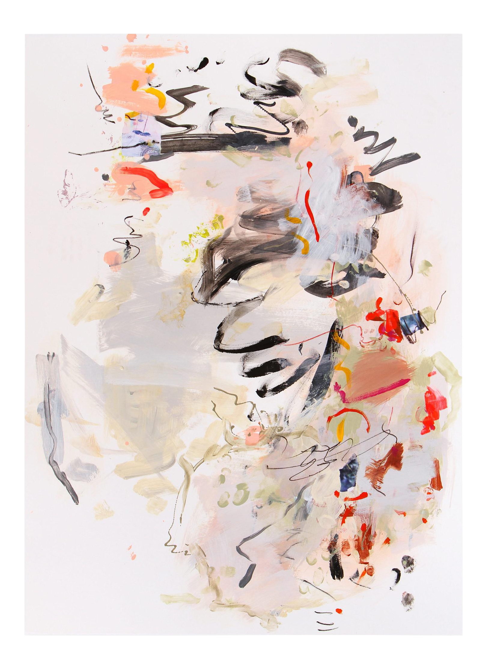 Gina Werfel "Notation" Painting | Chairish