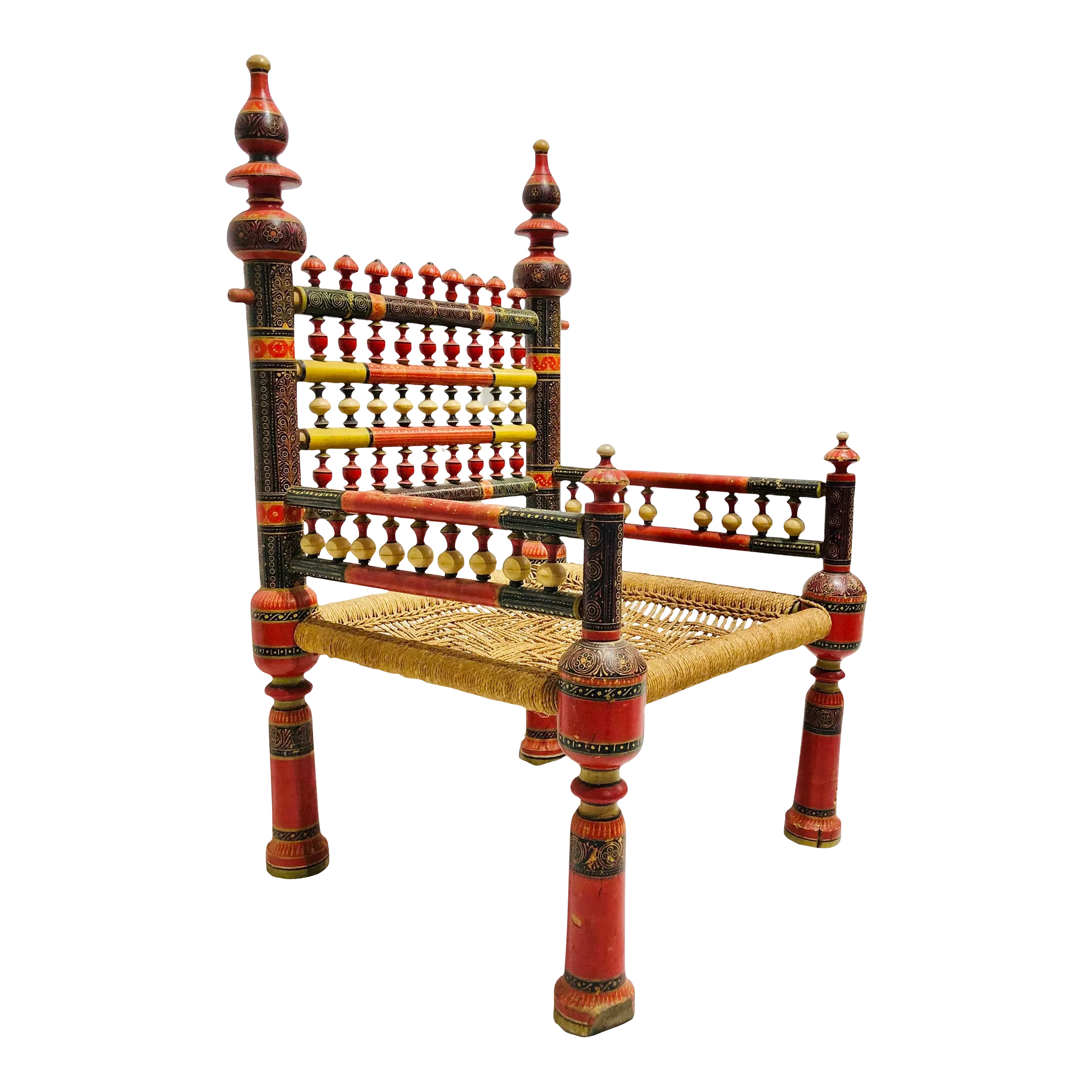 Vintage Tribal Chair | Chairish