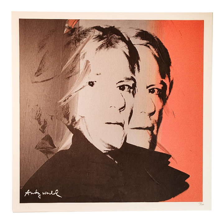 1980s Andy Warhol "Self-Portrait" Limited Numbered Edition Lithograph ...
