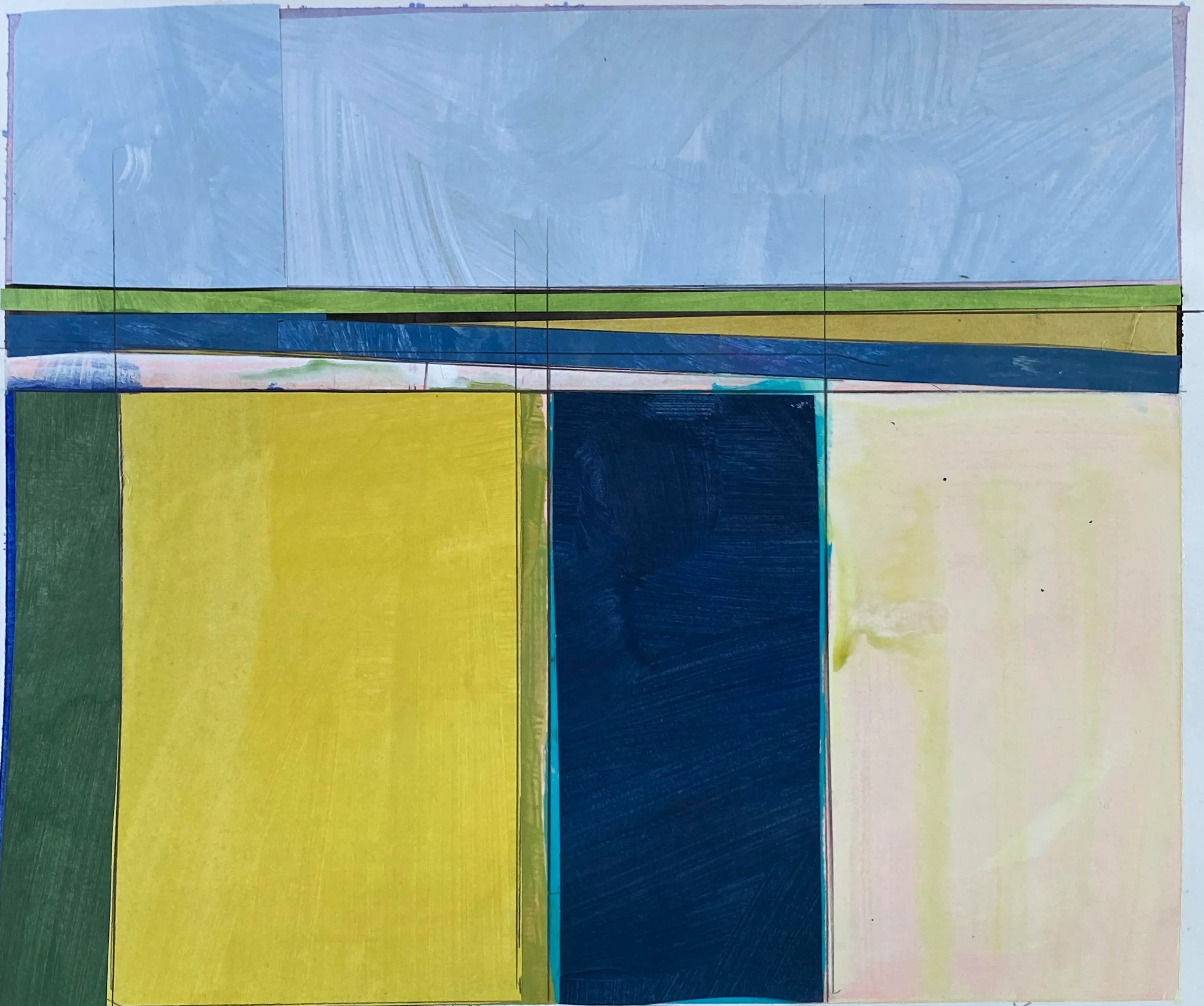 "Lake Series" Contemporary Original Abstract Landscape Painting by ...