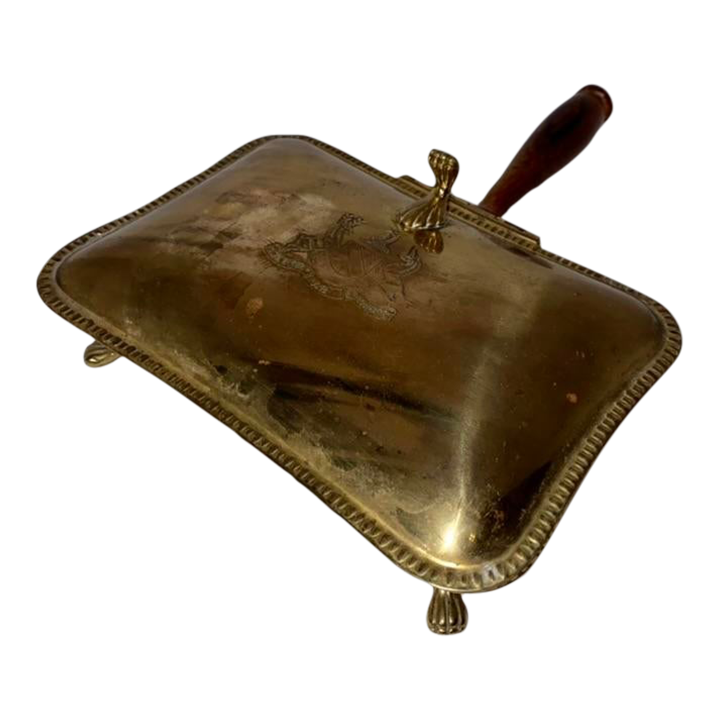 Antique Barware Copper/ Brass Silent Servant Tray, Marked 'Major Ab ...