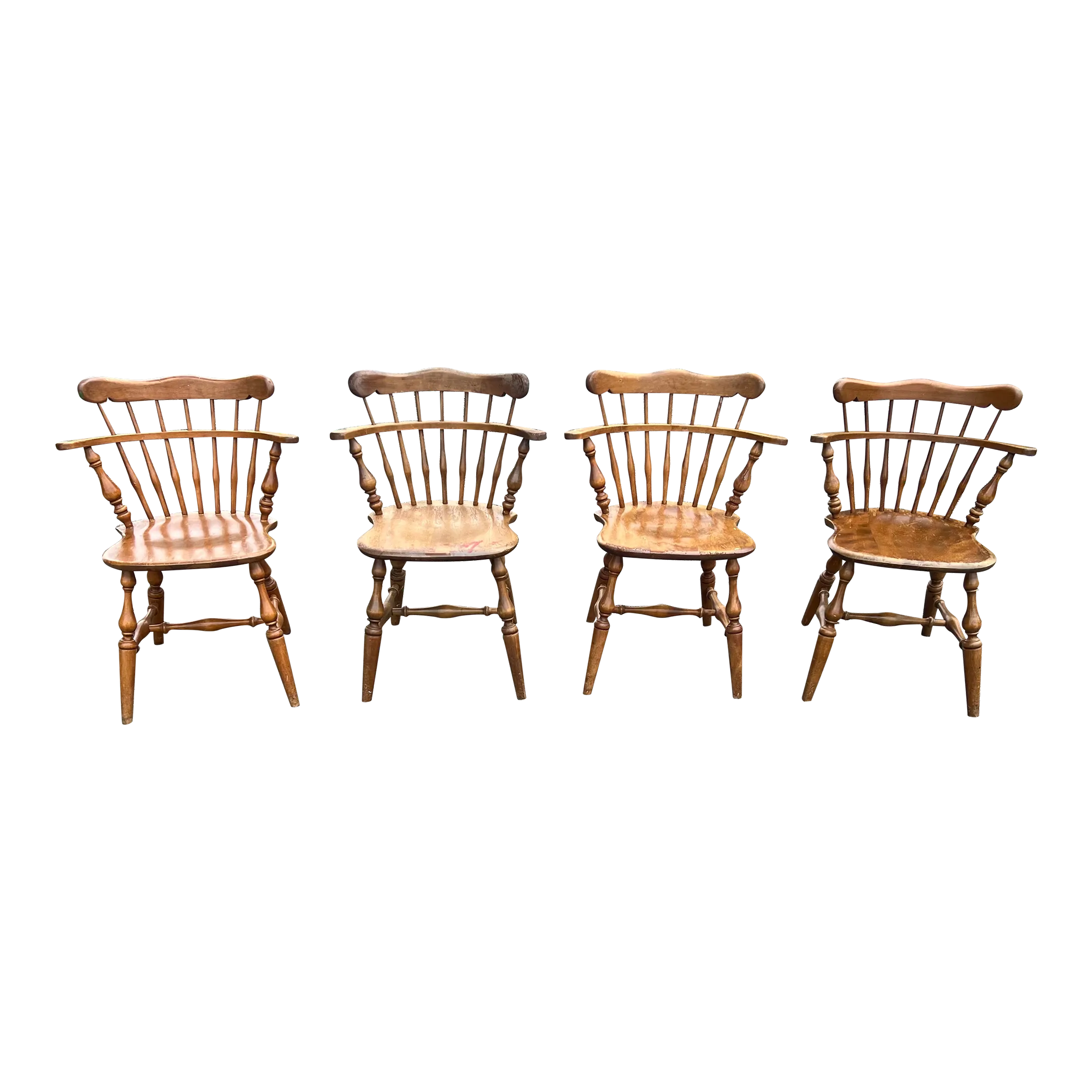 1960s Ethan Allen Chairs - Set of 4 | Chairish