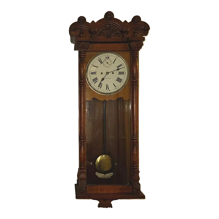 Large 19th Century 30 Day Regulator Wall Clock- New Haven Clock Co ...