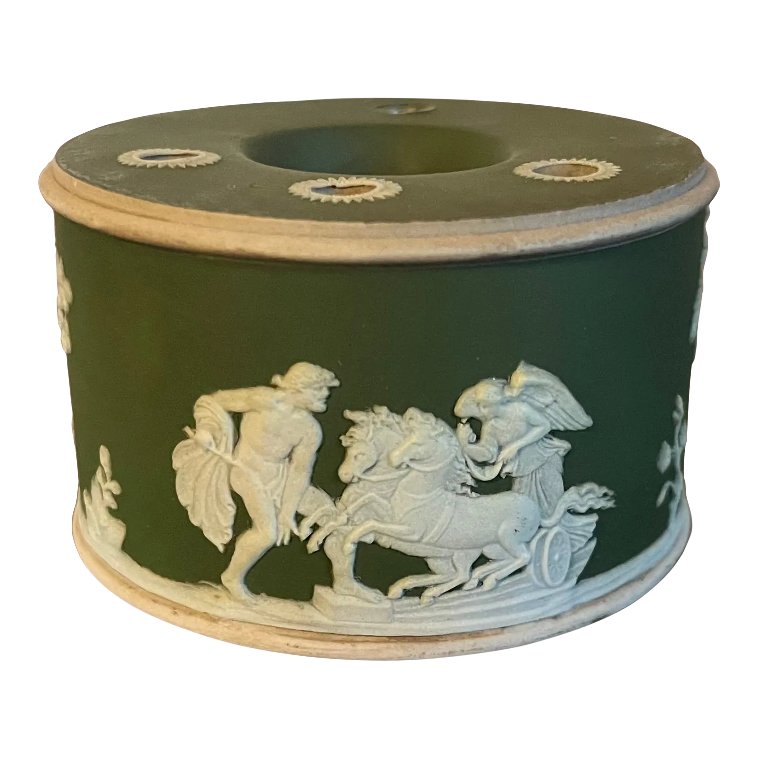 Antique 19th Century Wedgwood Dark Green Jasperware Neoclassical ...