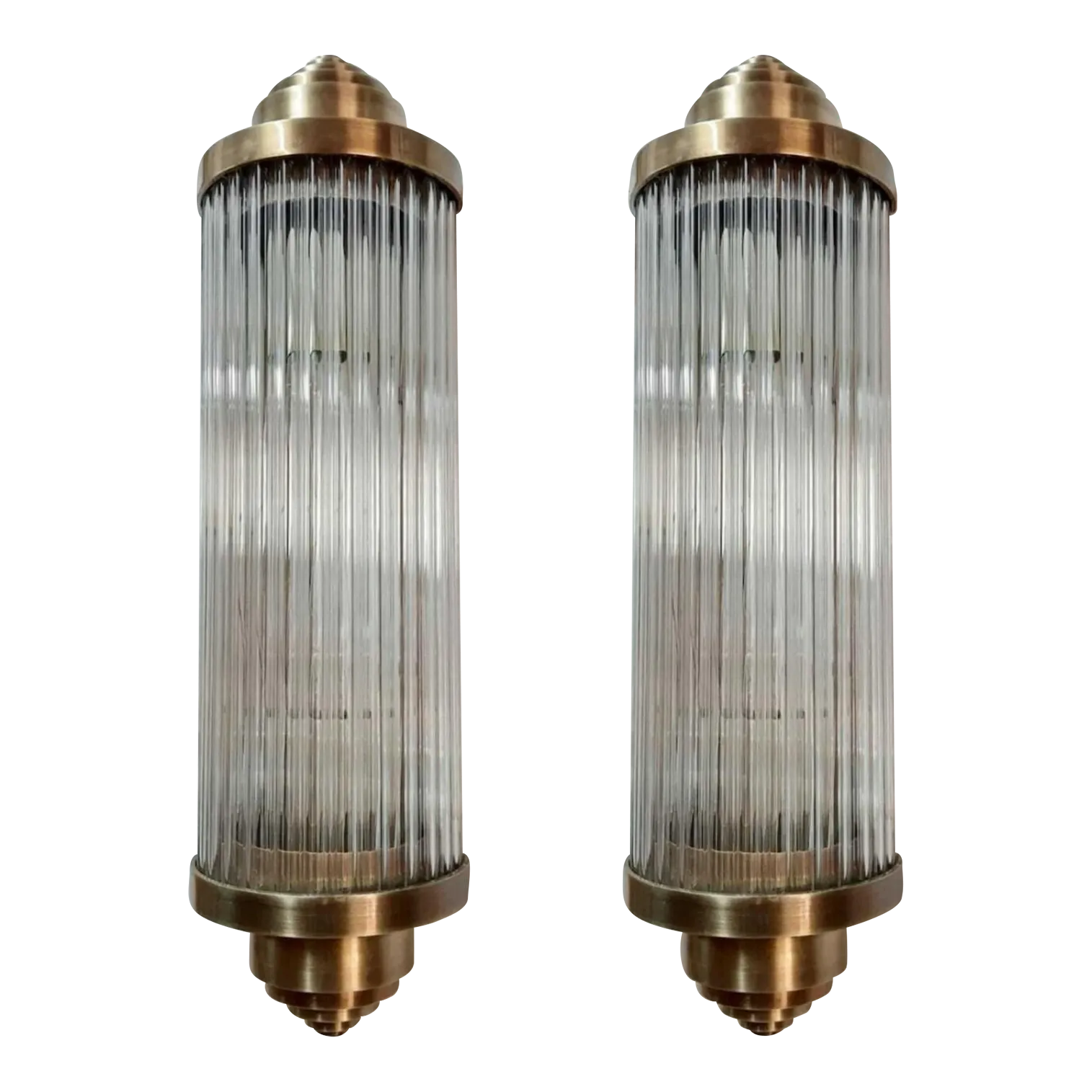 pair-skyscraper-vintage-1940s-art-deco-lamp-wall-sconces-fixture-brass