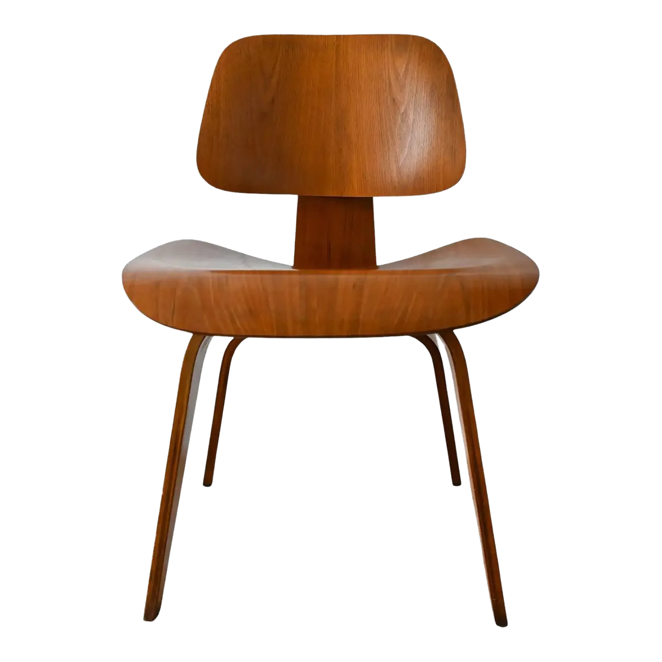 Charles Eames for Herman Miller 1st Generation Early Walnut Dcw, Ca. 1950 | Chairish