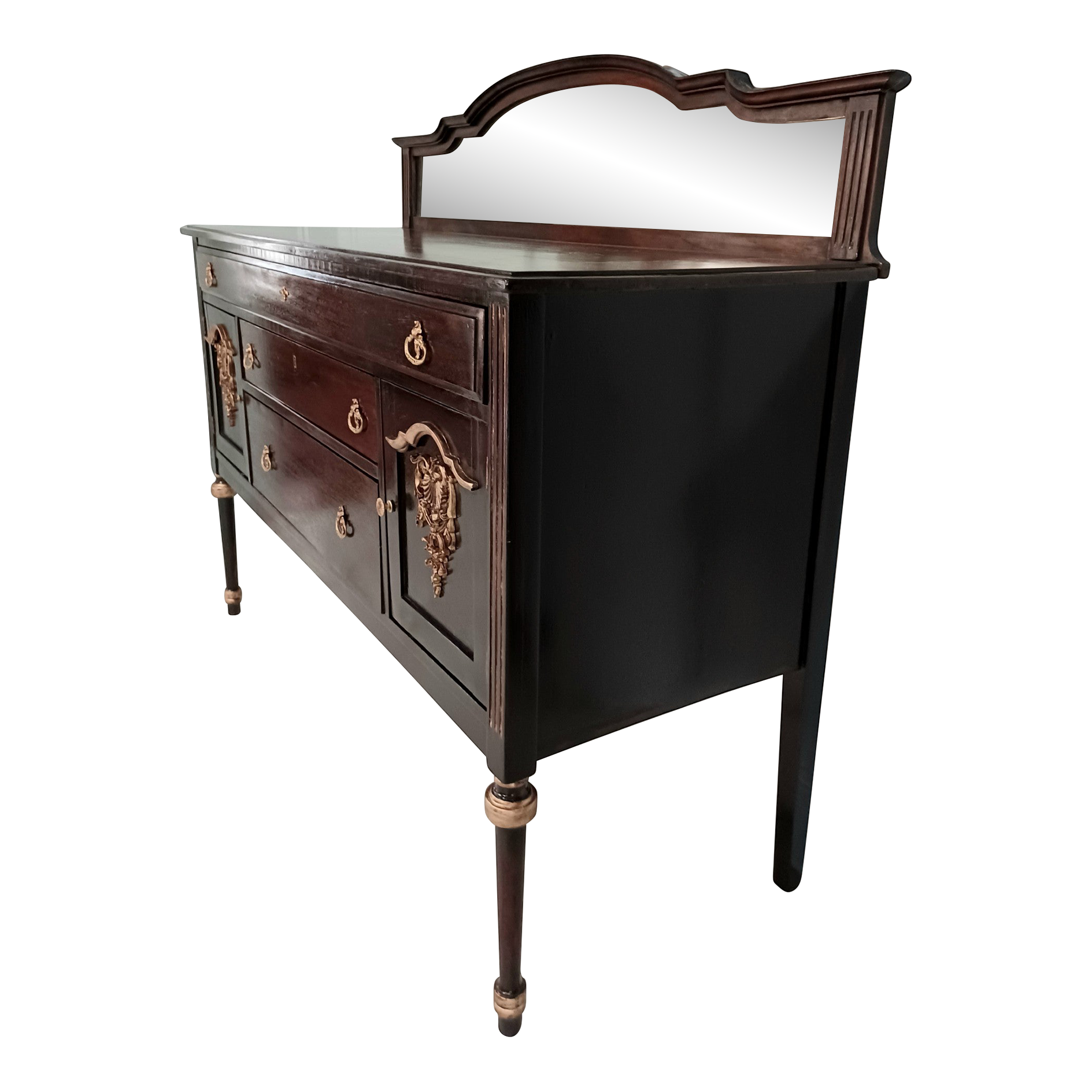 1920s Antique Jacobean Sideboard | Chairish