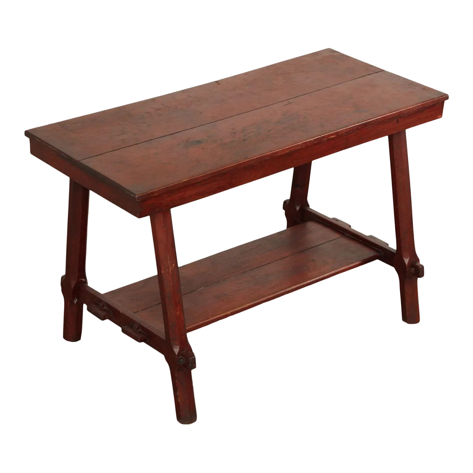 Antique Arts & Crafts Two-Tier Library or Work Table | Chairish