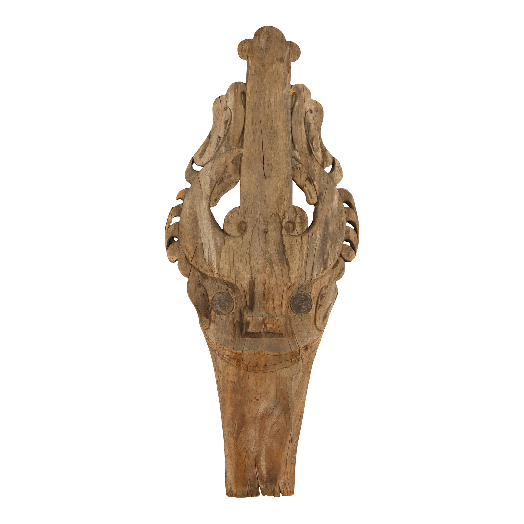 Large Indonesian Hand Carved Singa Singa Tribal Carving from Sumatra ...