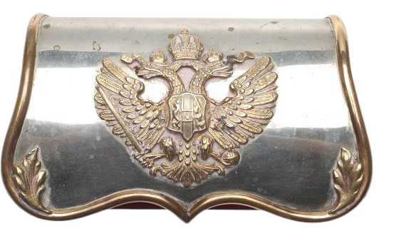 19th Century Imperial Box With Silver Imperial Emblem | Chairish
