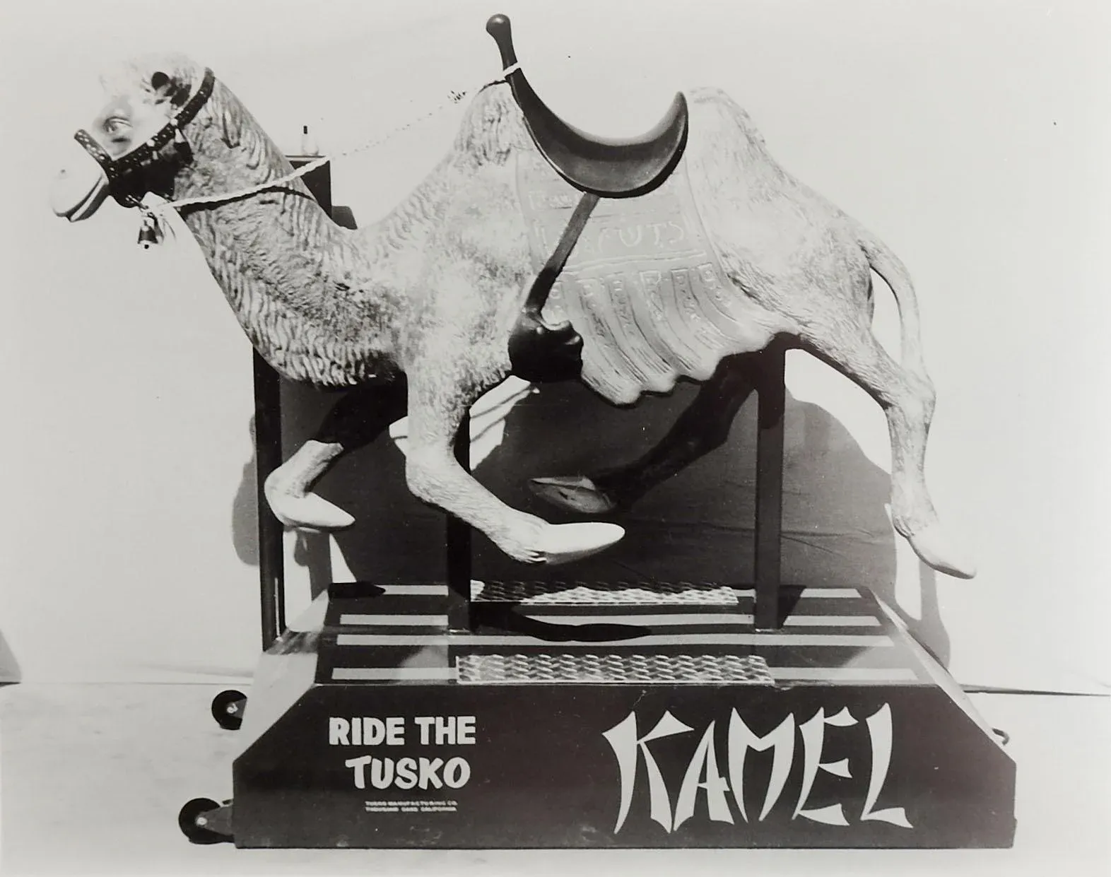 1950's Tusko Kamel Kiddie Ride Photograph | Chairish