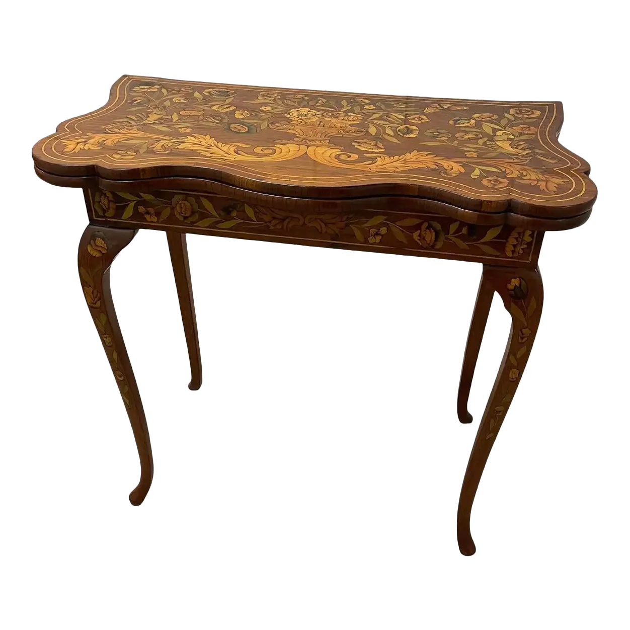 18th Century Vintage Card Table | Chairish